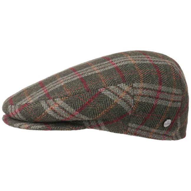 Inglese Herringbone Flat Cap by Lierys - £35.95