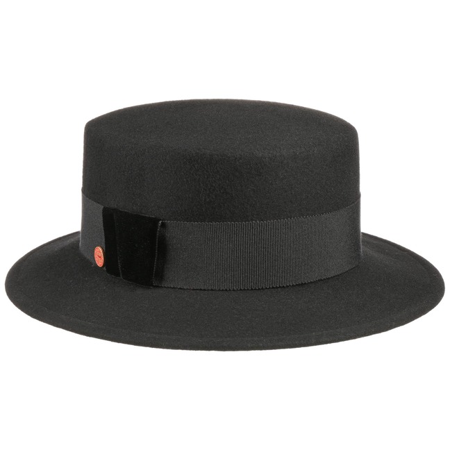 Peppina Soft Wool Boater Hat by Mayser - £75.95