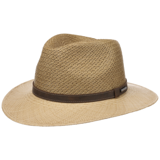 Verlon Panama Hat with Leather Band by Stetson - £159.00