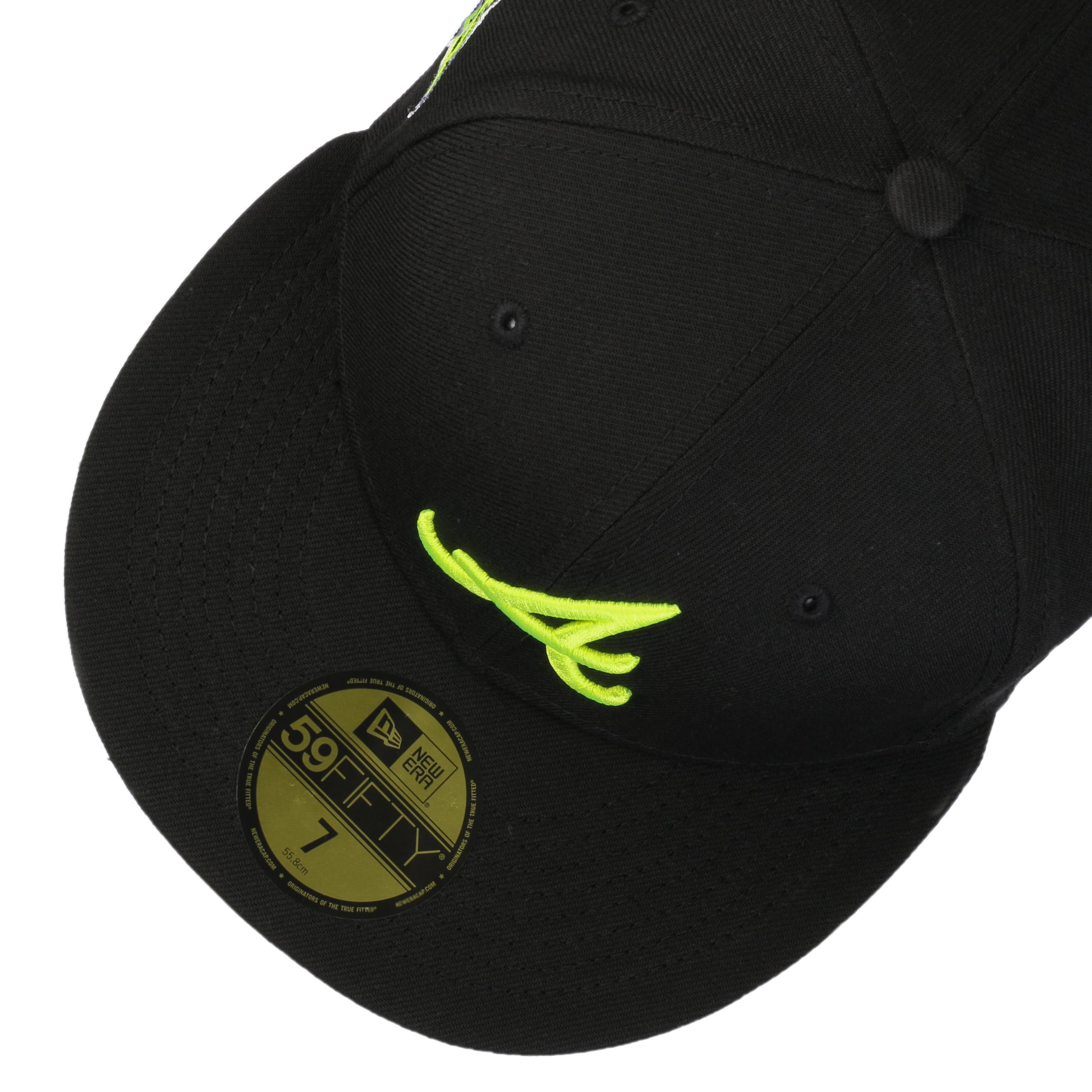 59Fifty MLB Neon Logo Braves Cap by New Era --> Shop Hats, Beanies ...