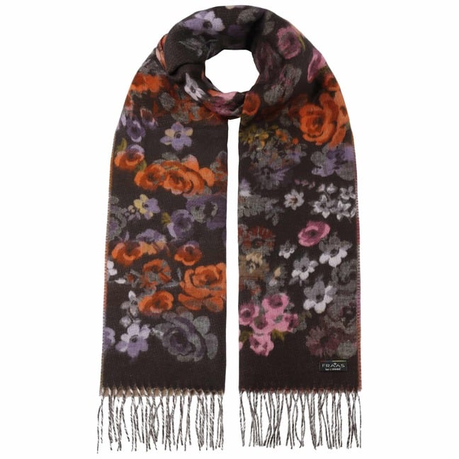 Roses Fringed Scarf by Fraas - £25.95