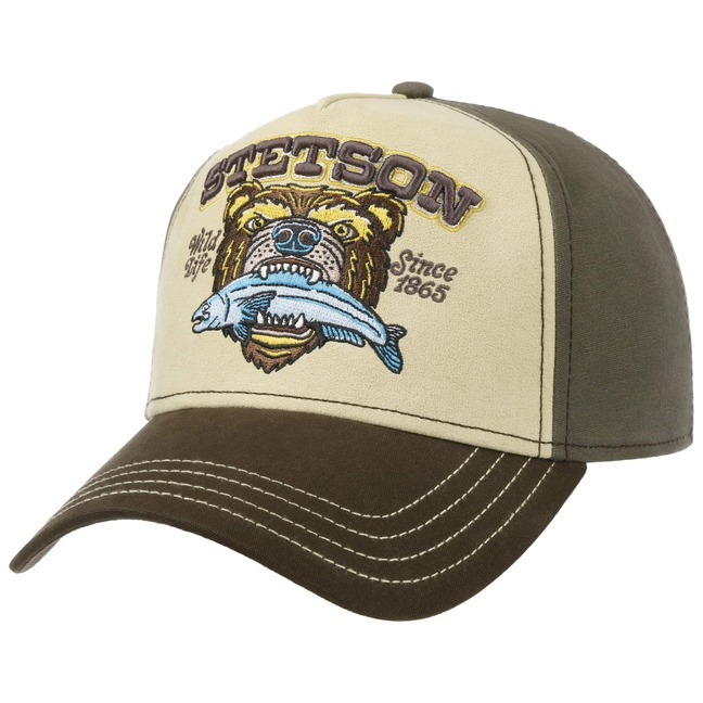 Wild Life Since 1865 Trucker Cap Small by Stetson - 49,00