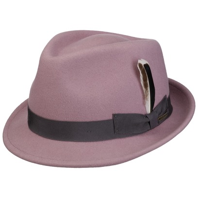 Classic Herringbone Trilby Hat by Lipodo - £30.95