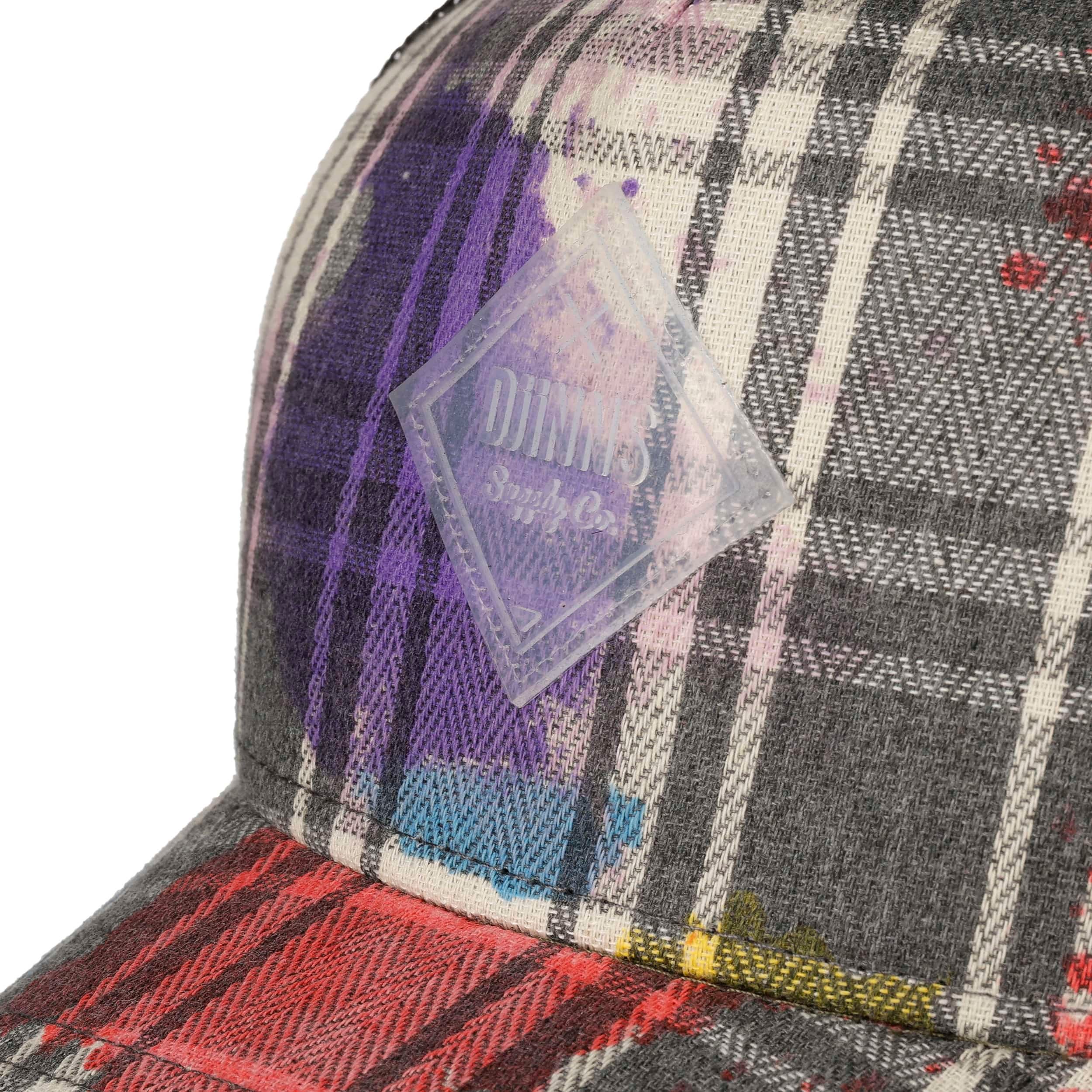 6P Dirty Check Cap by Djinns --> Online Hat Shop in the UK | Hatshopping UK