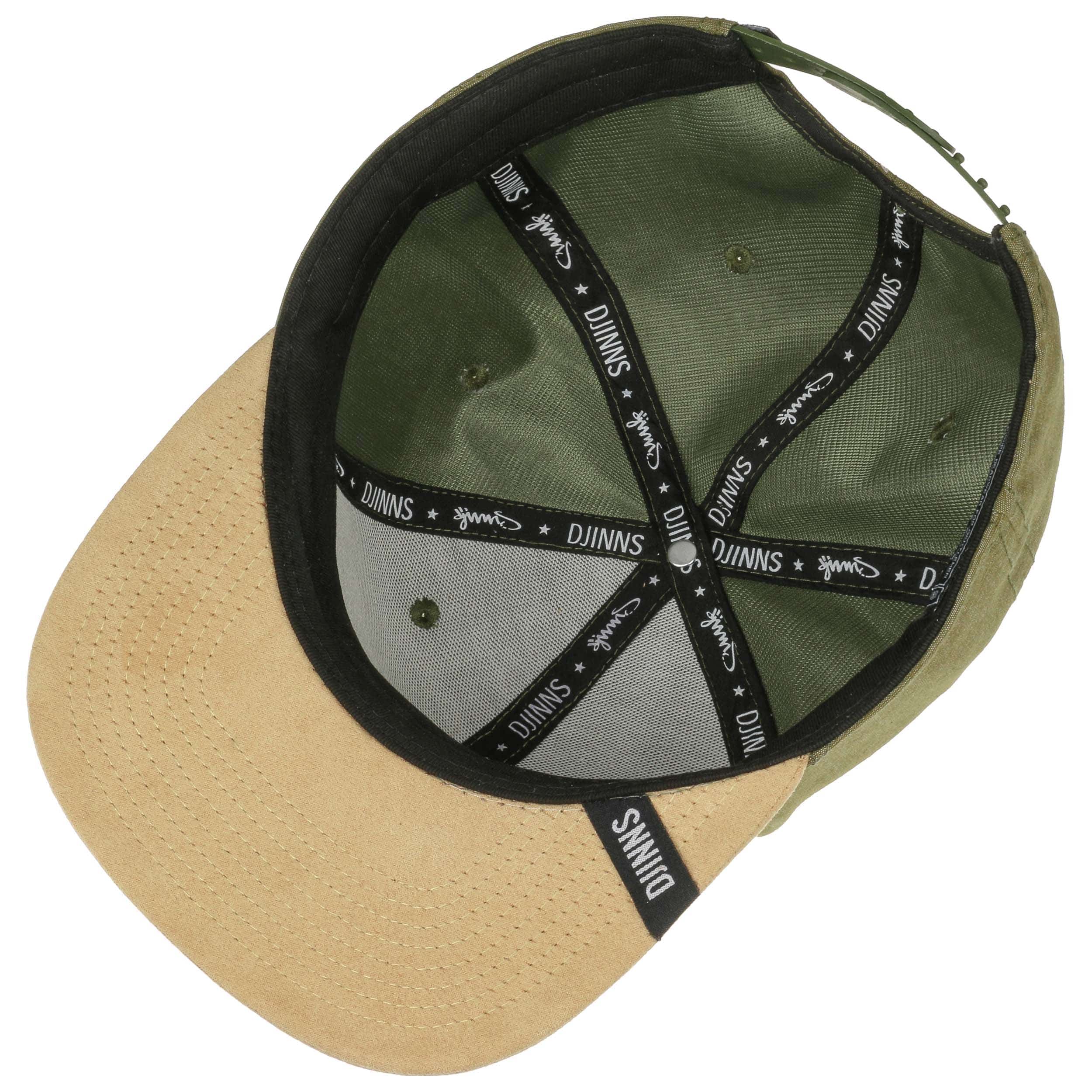 6P Mélange Twill Snapback Cap by Djinns - £14.95
