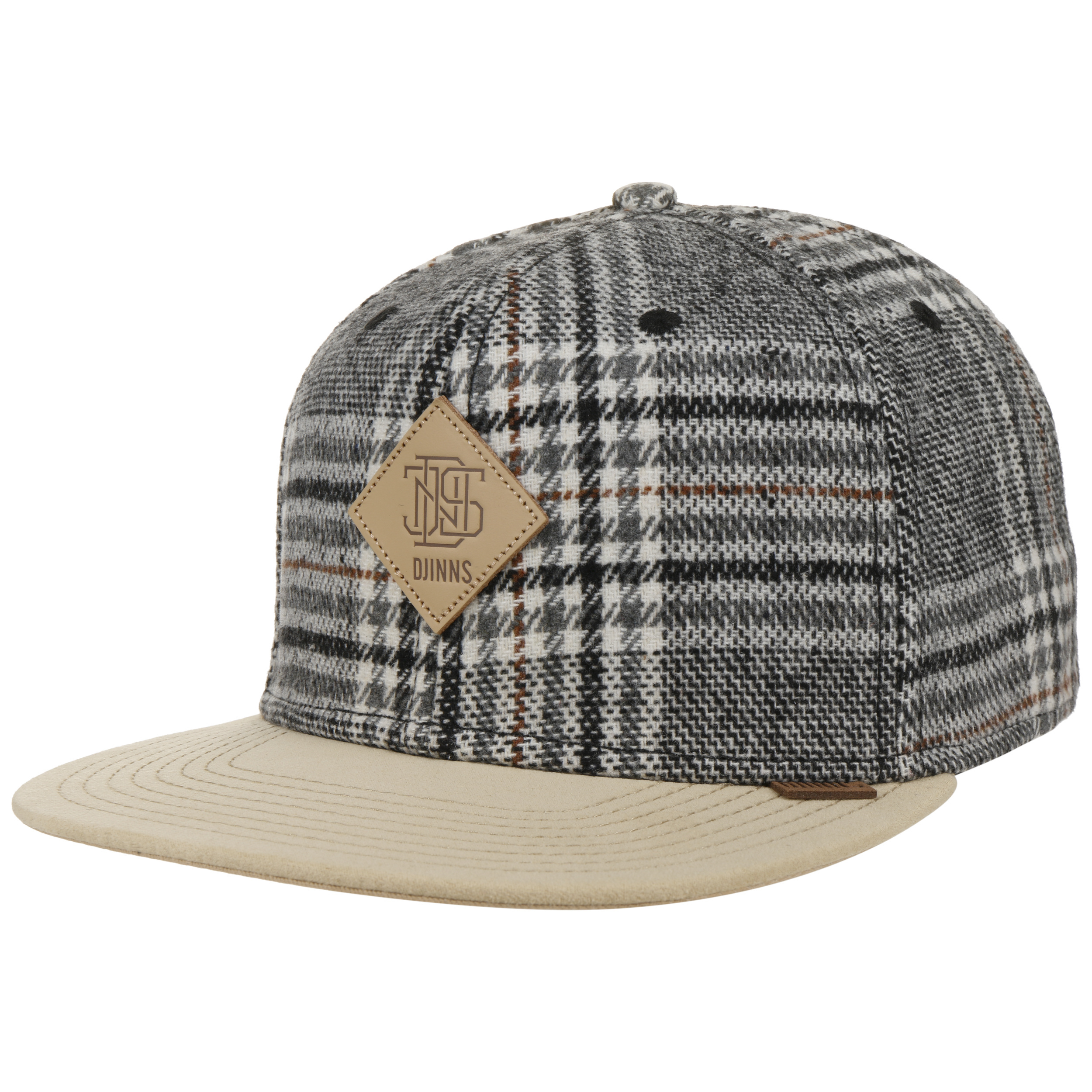 6P SB Check Tweed Cap by Djinns - 24,95