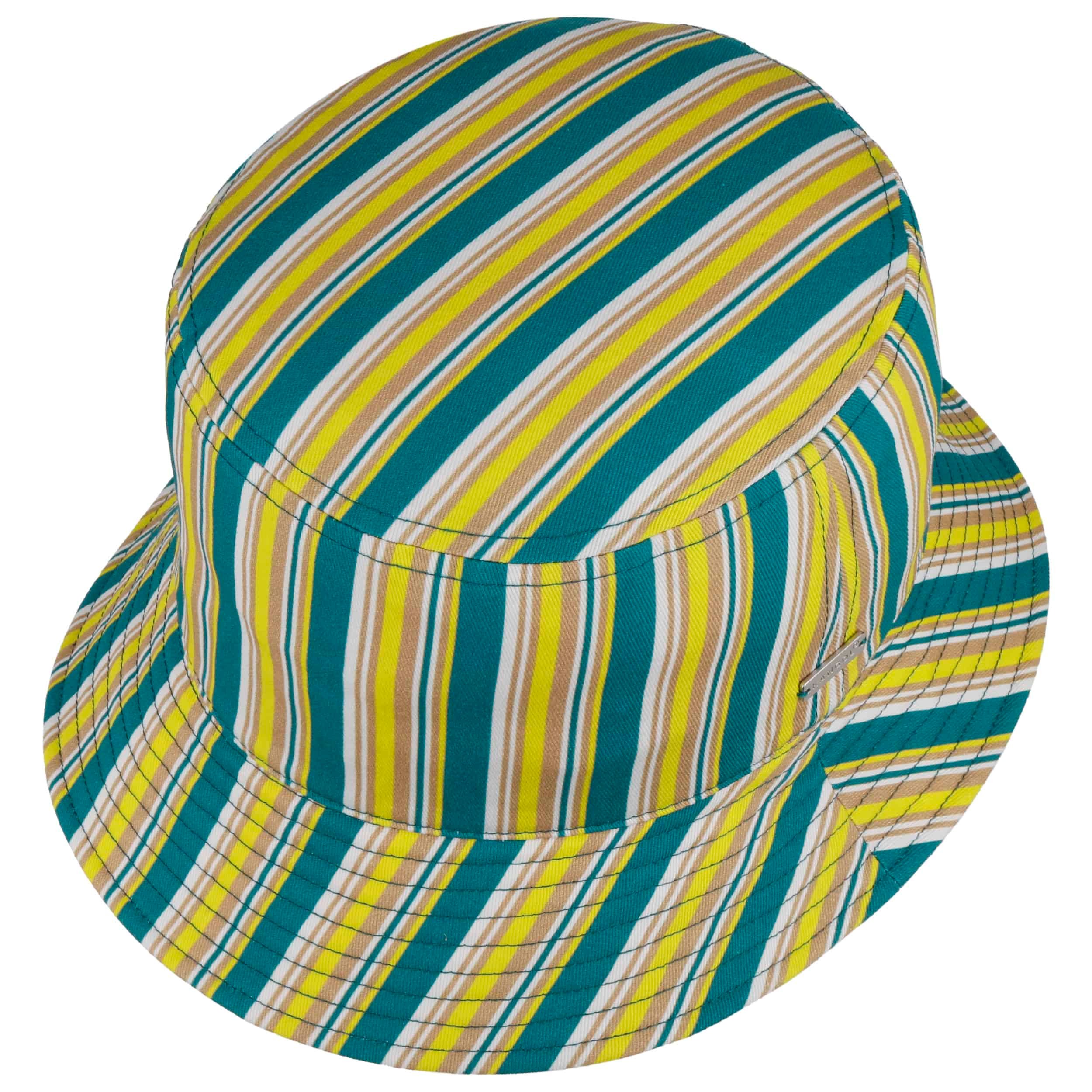 70s Stripe Bucket Cloth Hat by Kangol - £56.95