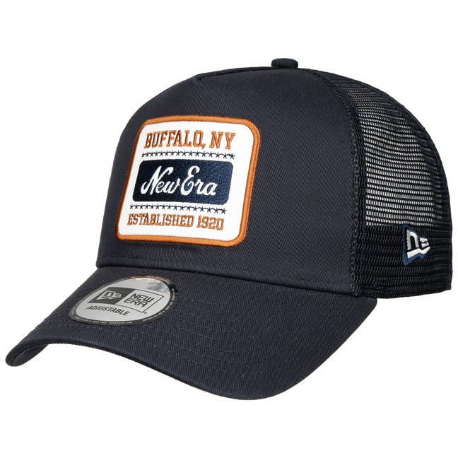 Buffalo NY Patch Trucker Cap by New Era - £32.95