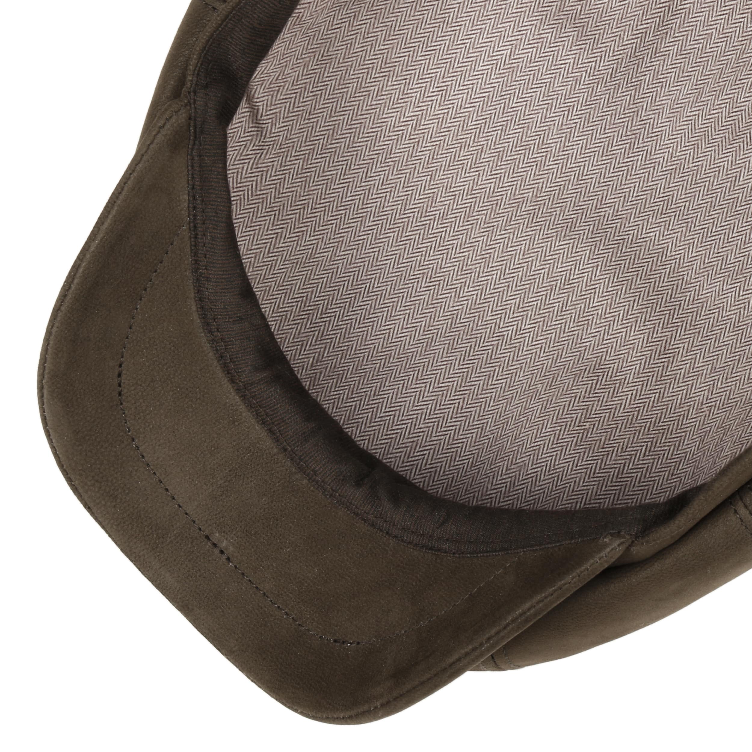 8 Panel Sheepskin Flat Cap by Stetson - £179.00