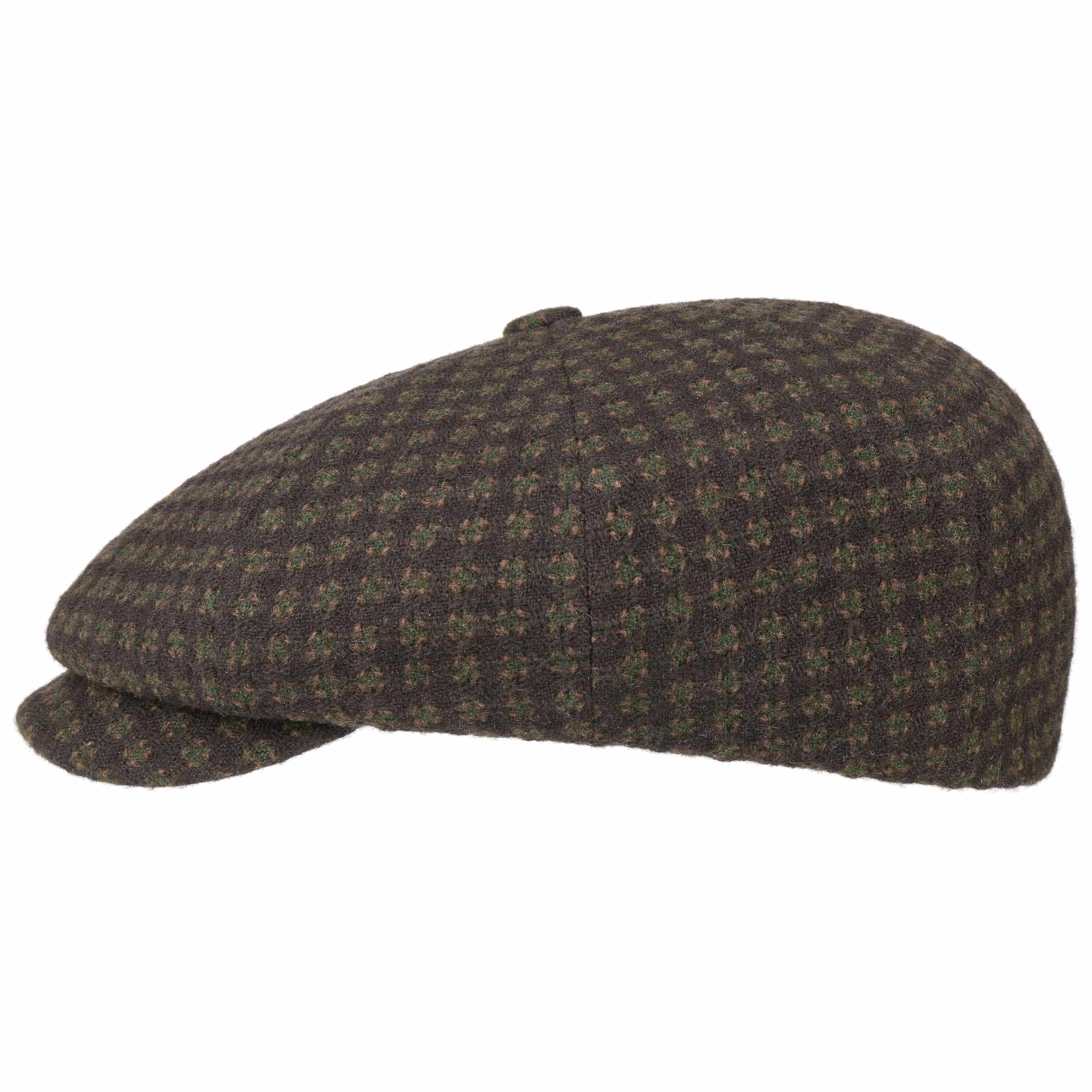 8-Panel Wool Flat Cap by Stetson - £109.00