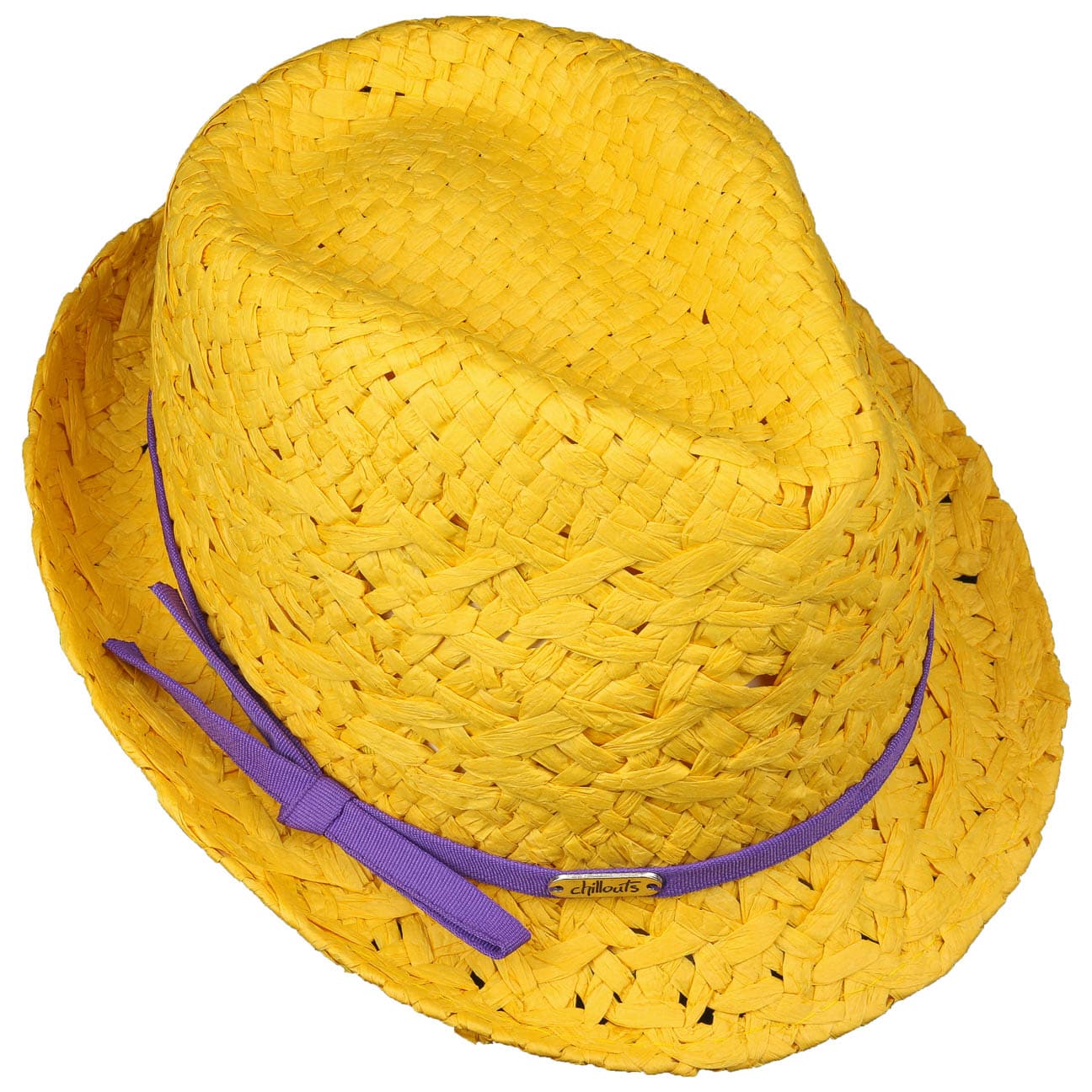 Alexandria Straw Trilby Hat by Chillouts - £17.95