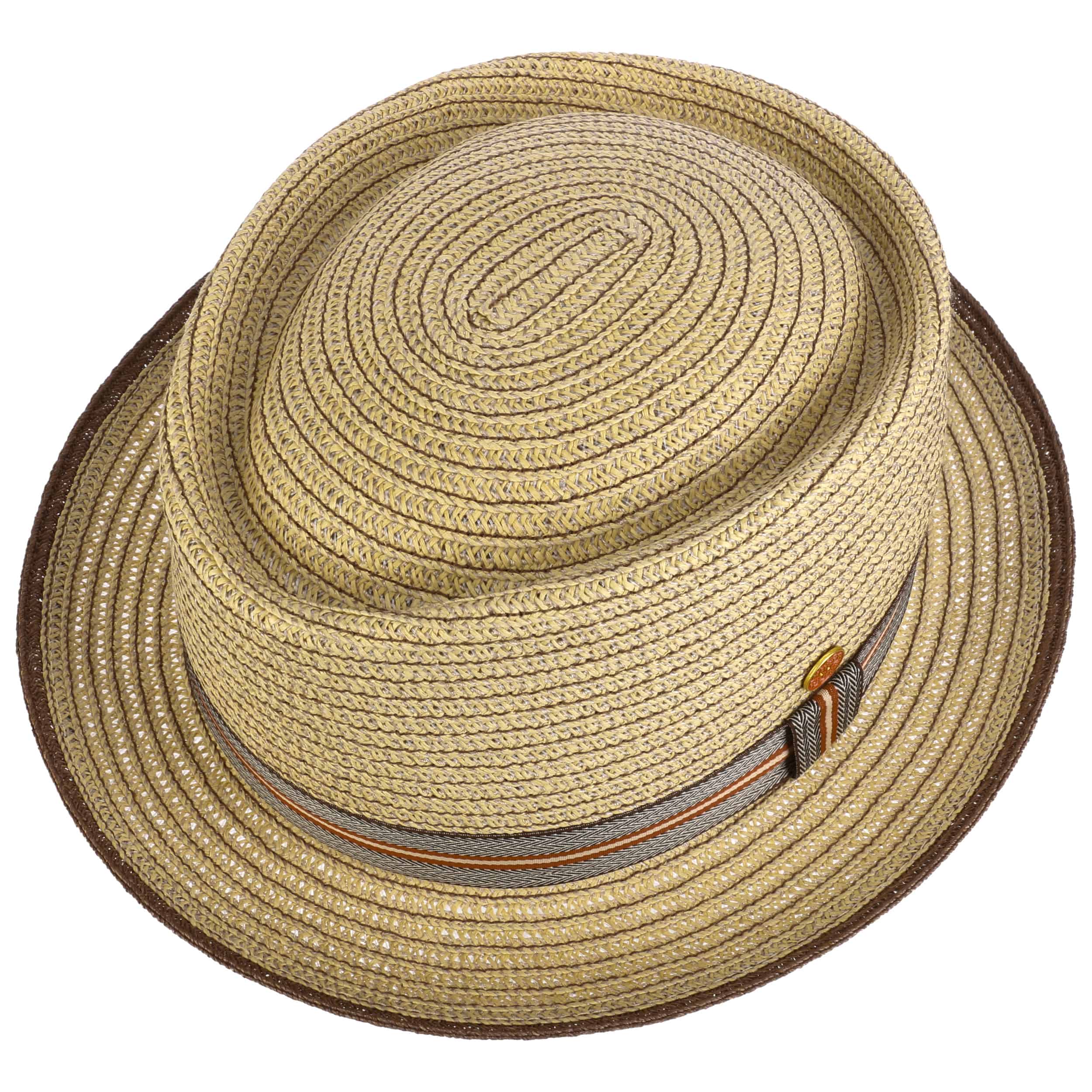 Andy Brown Pork Pie Straw Hat by Mayser - £55.75