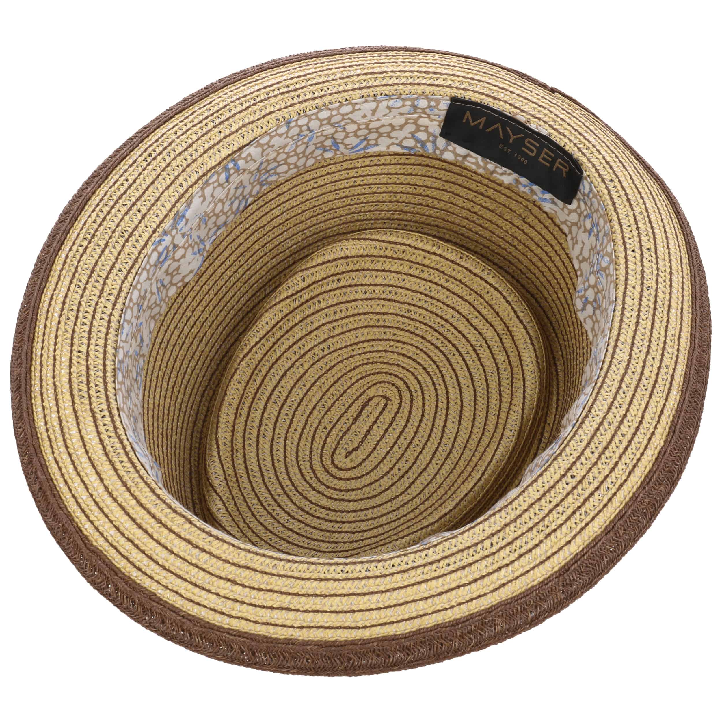 Andy Brown Pork Pie Straw Hat by Mayser - £55.75