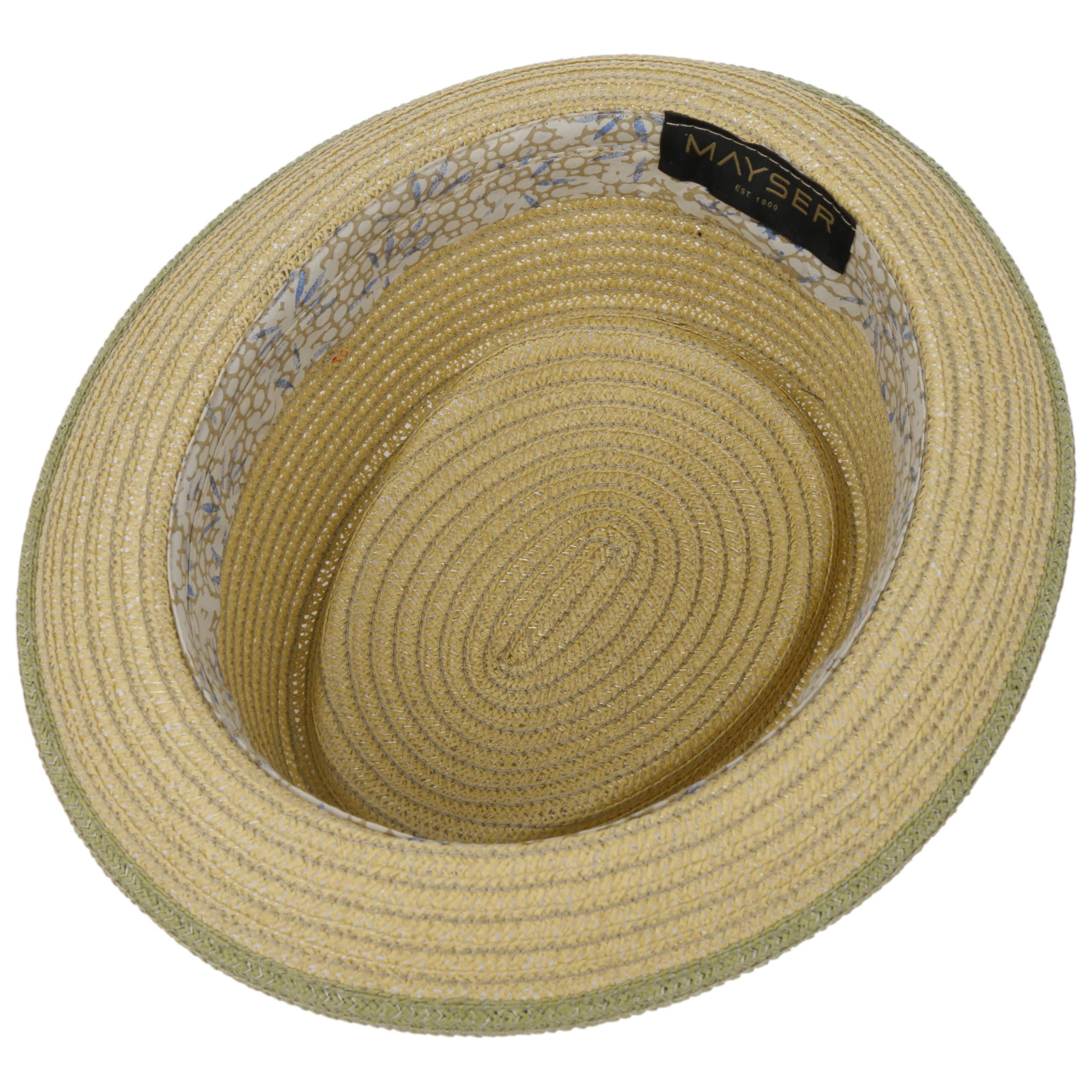 Andy Brown Pork Pie Straw Hat by Mayser - £55.75
