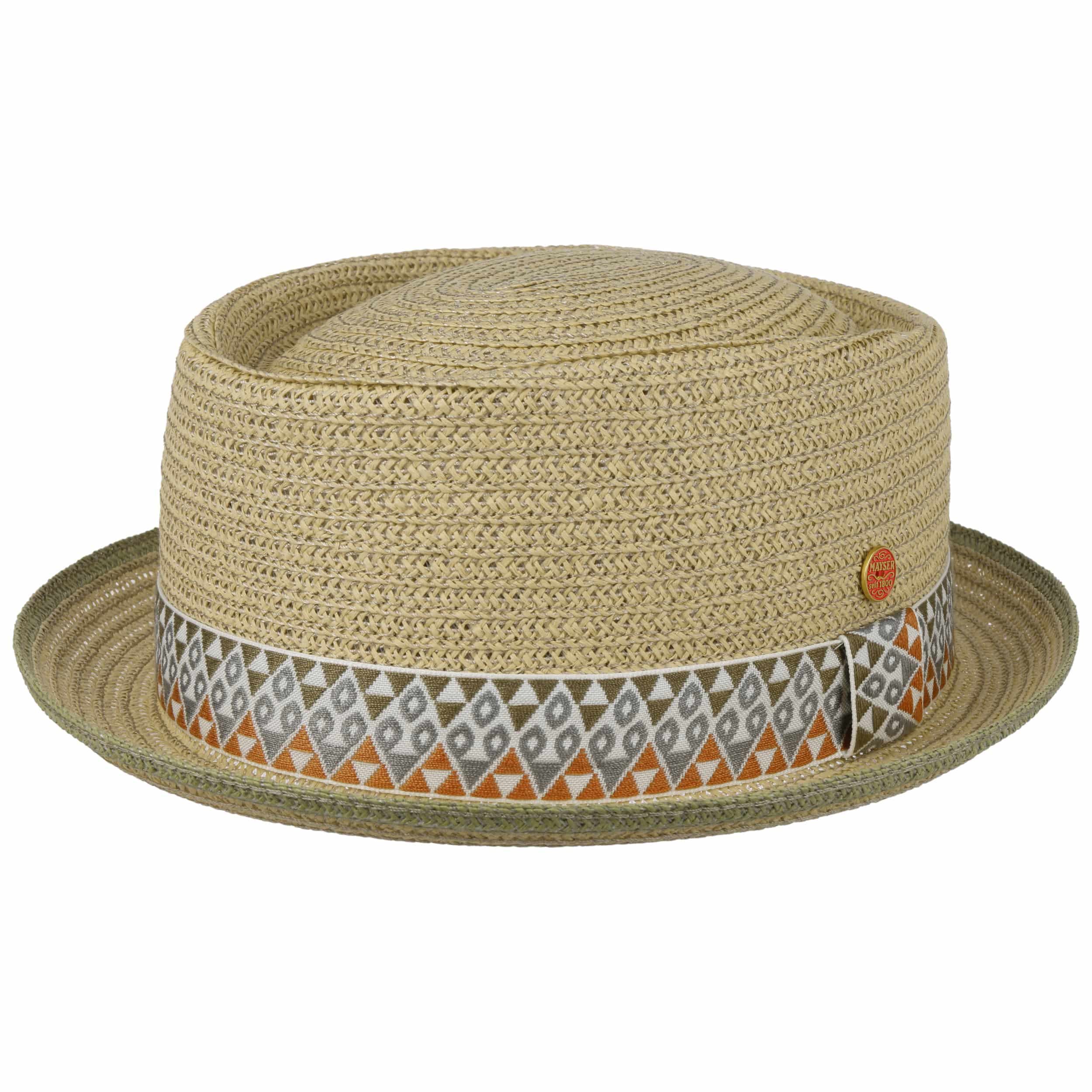 Andy Brown Pork Pie Straw Hat by Mayser - £55.75