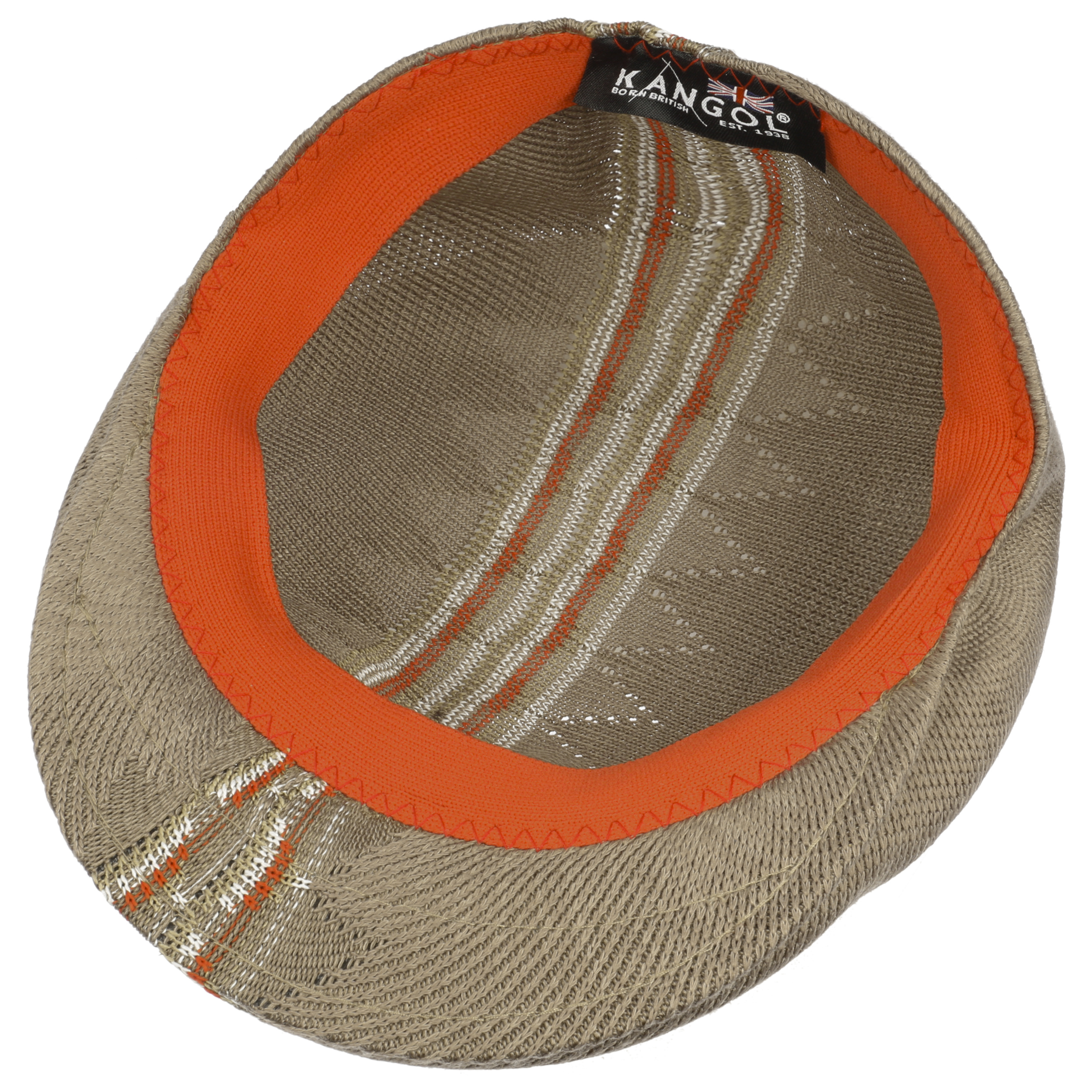 Argyle Stripe 504 Flat Cap by Kangol - £49.95
