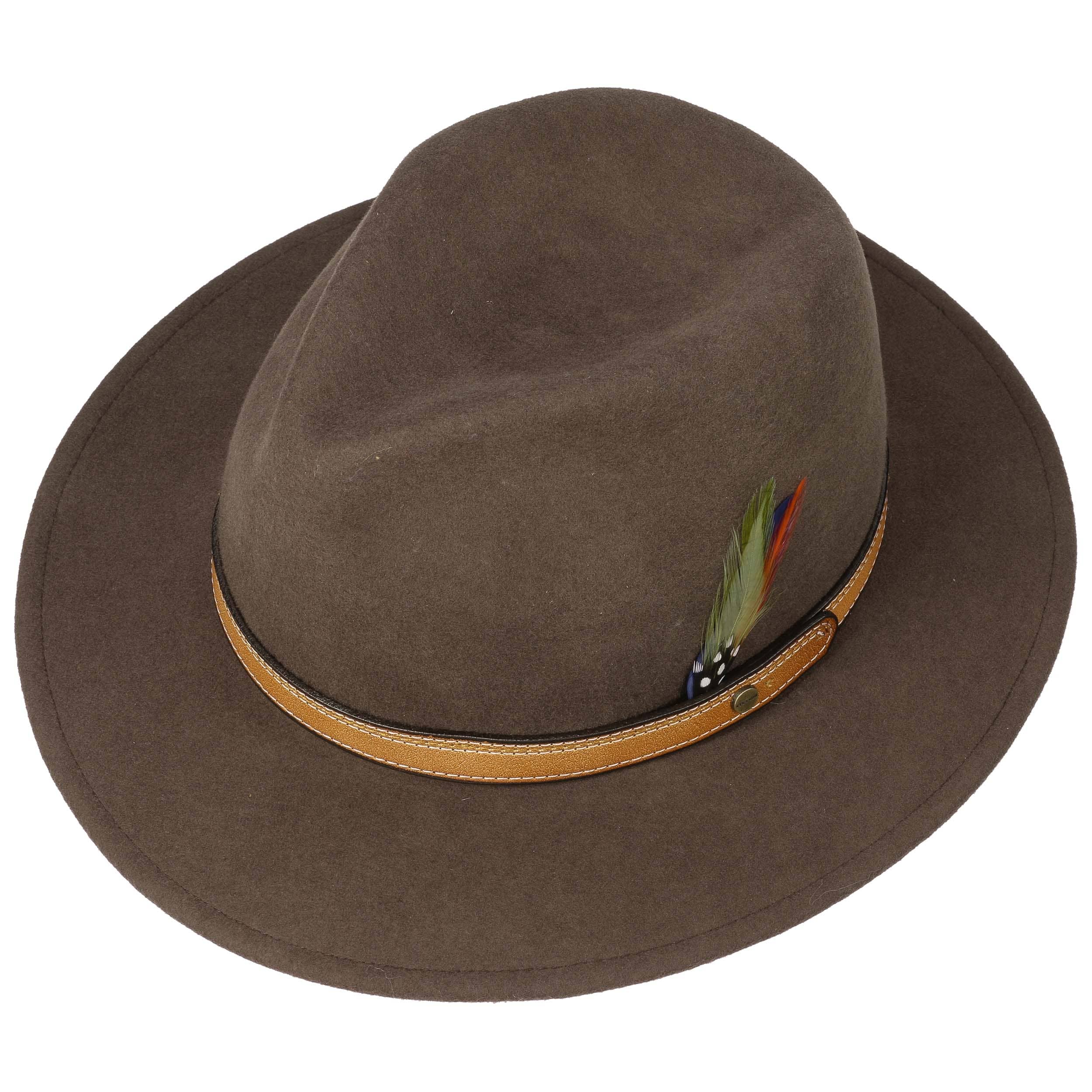 Atla Wool Felt Traveller Hat by Stetson - £69.00