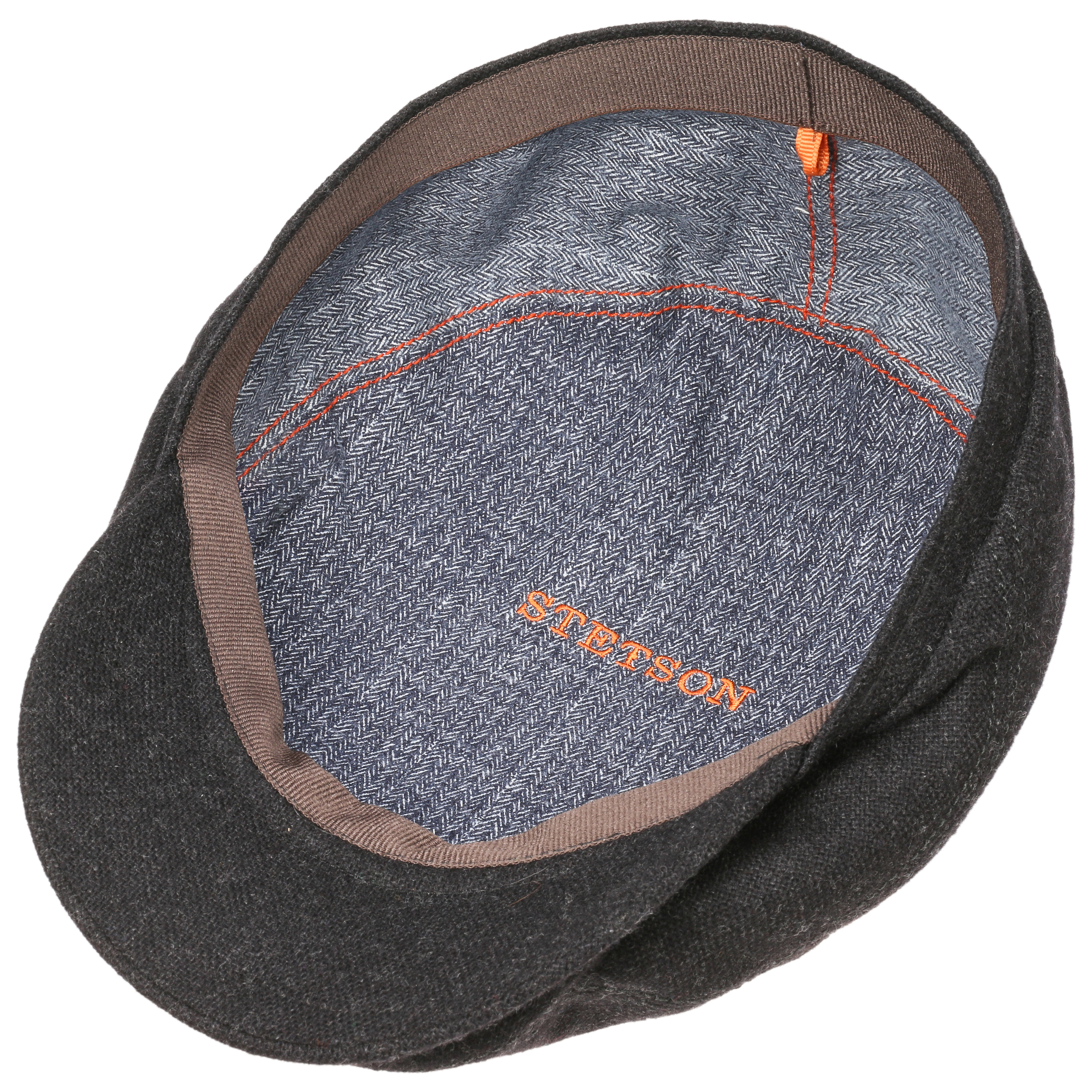 Belfast Wool Blend Flat Cap by Stetson - £89.00