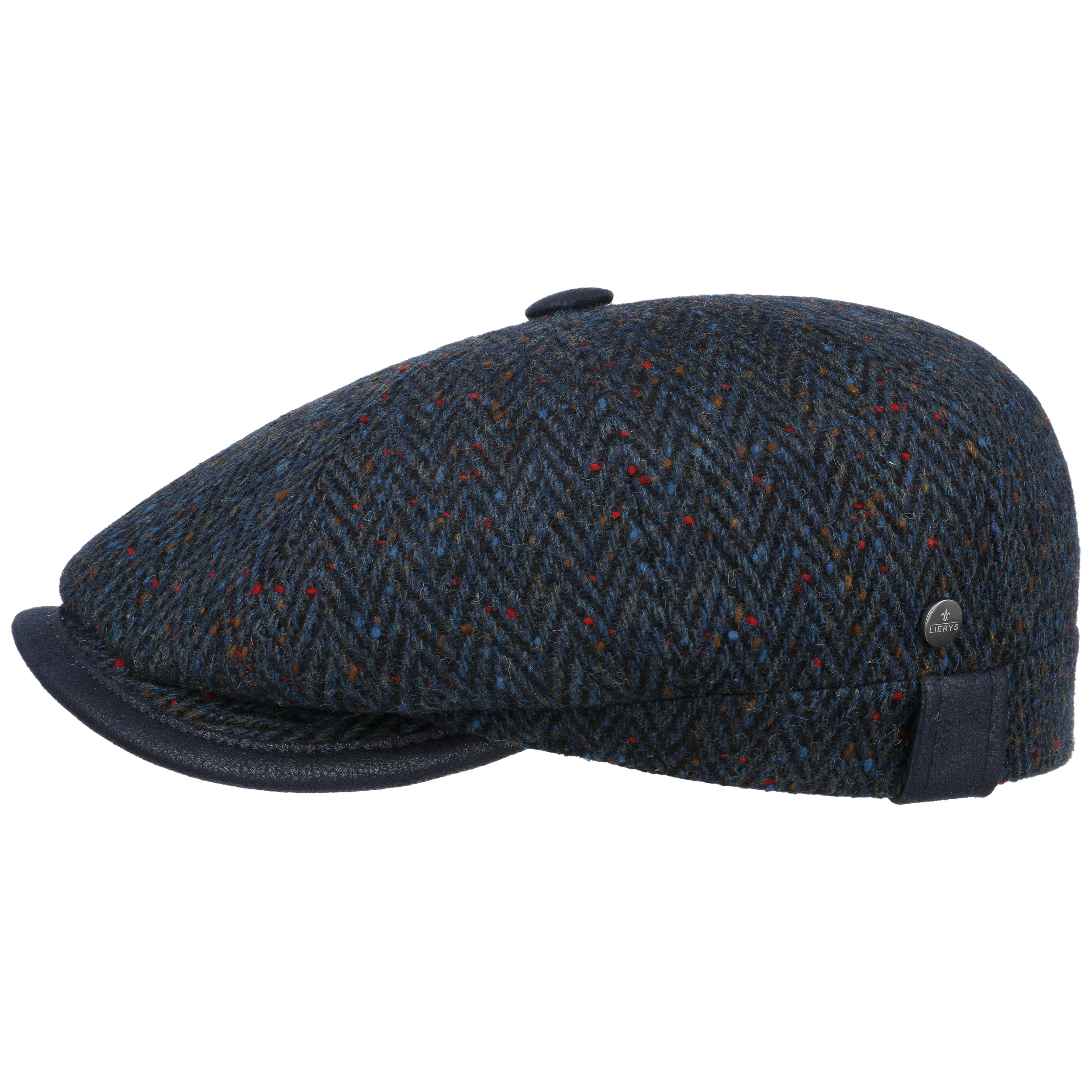 Beltrino Herringbone Flat Cap by Lierys - £57.95