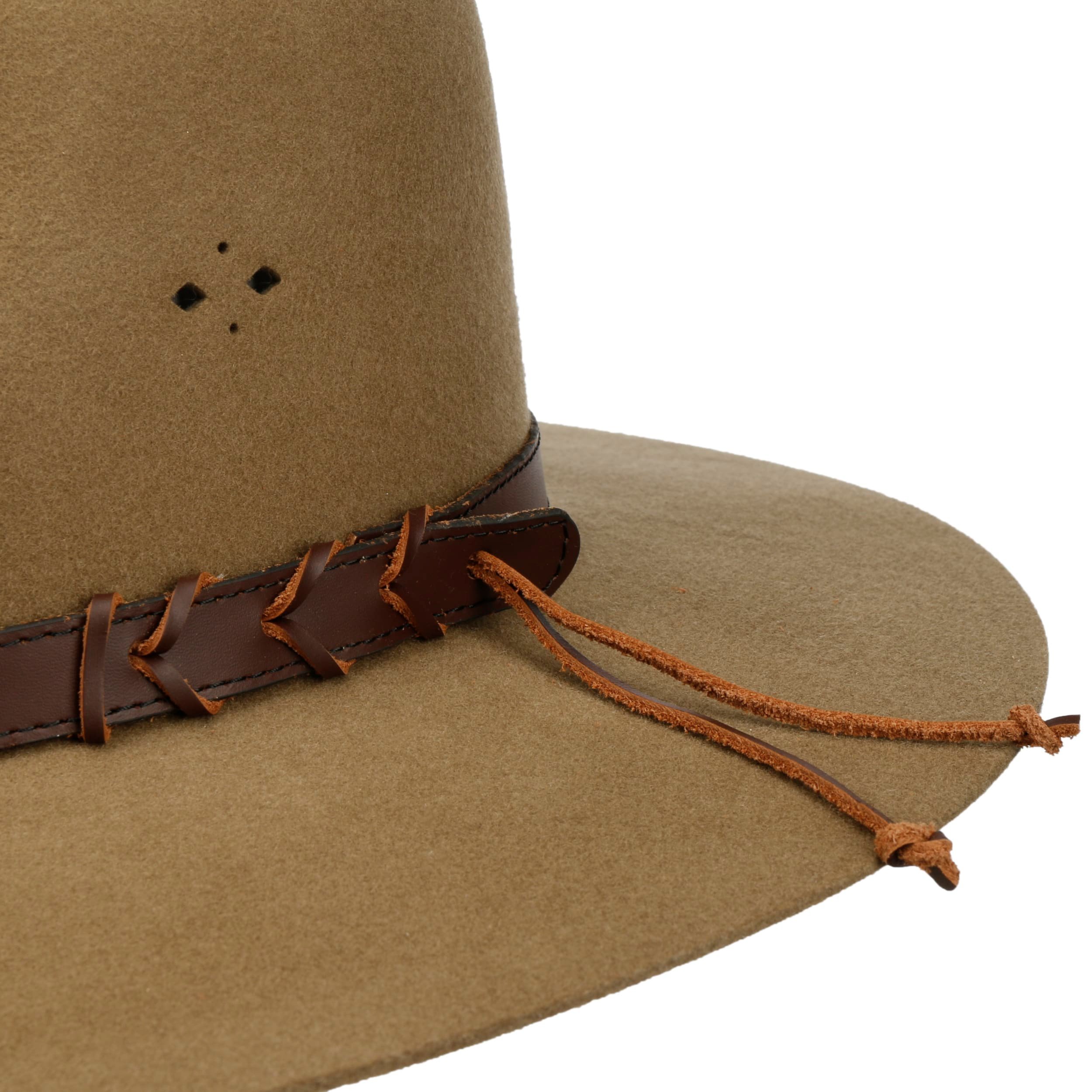Big Australian Traveller Wool Hat by Statesman - £84.95
