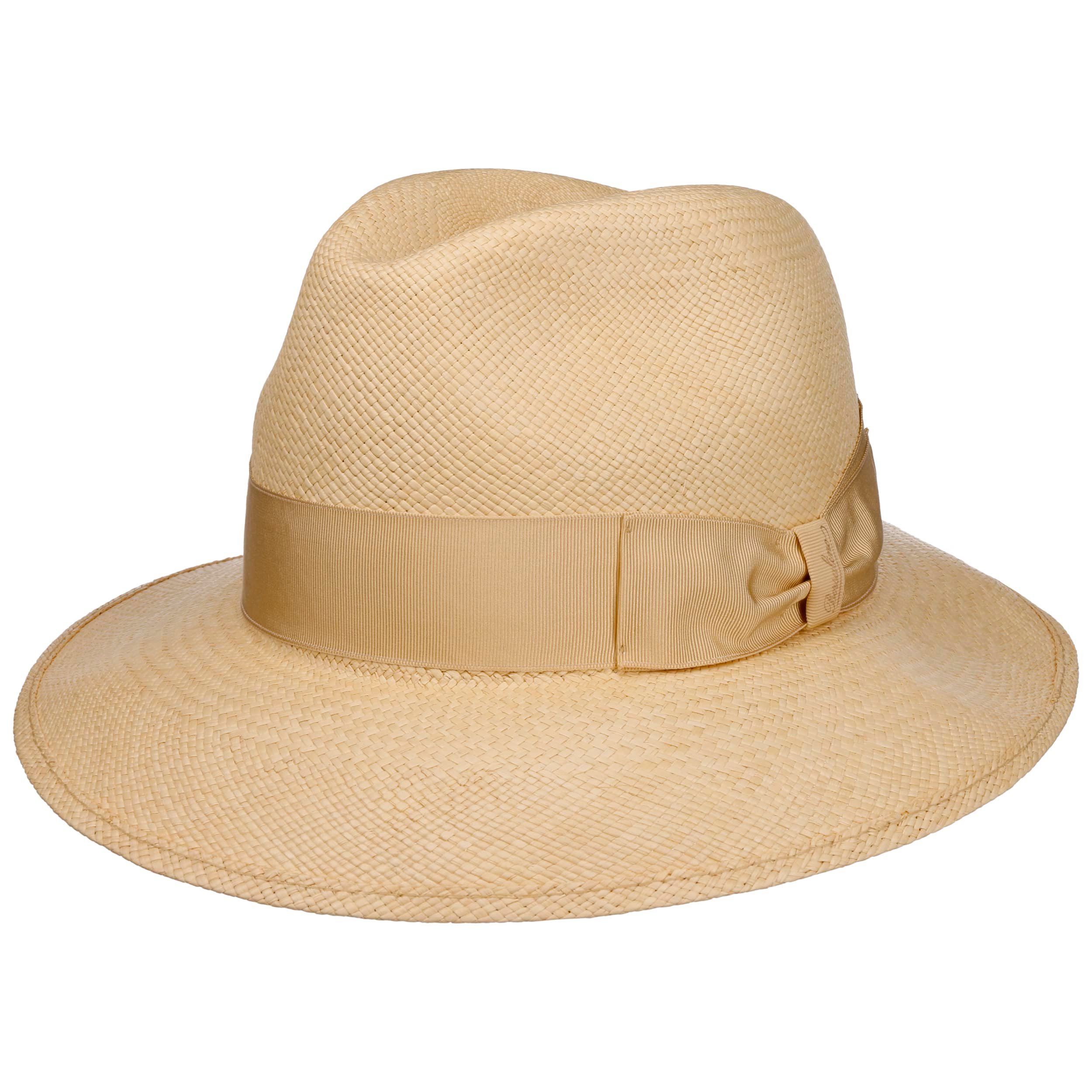 Big Brim Fedora Straw Hat by Borsalino - £244.95