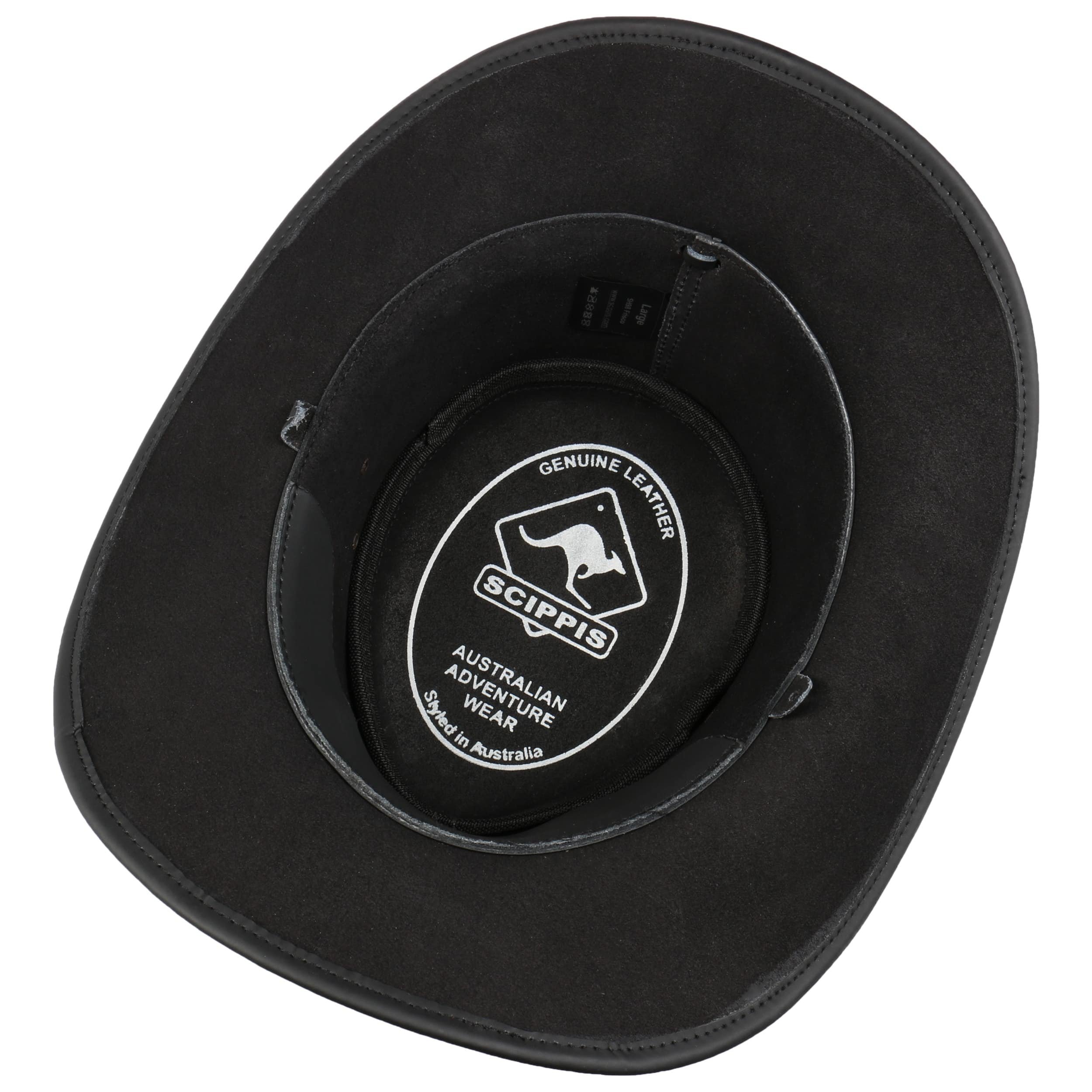 Borderland Leather Hat by Scippis - £53.95