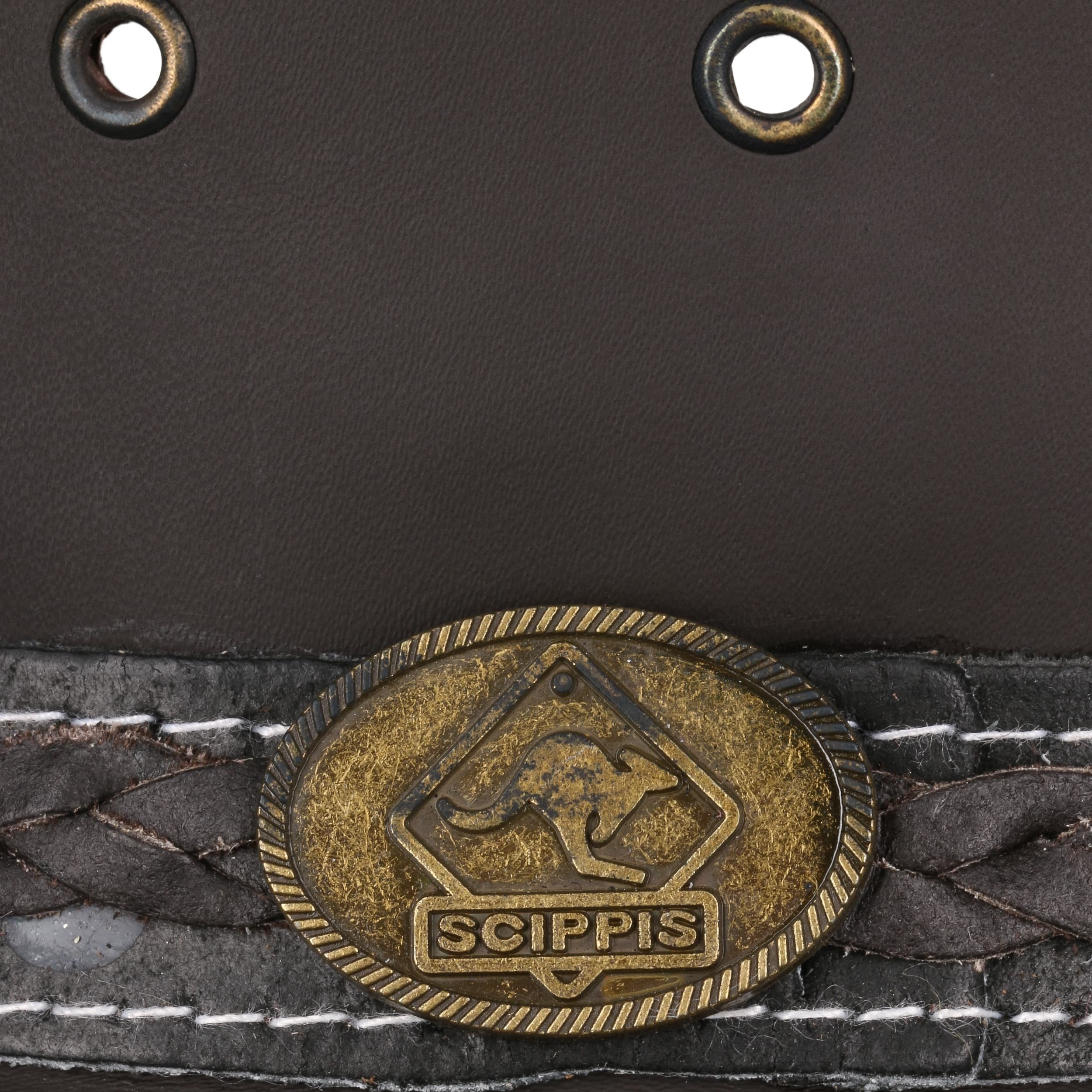 Borderland Leather Hat by Scippis - £53.95