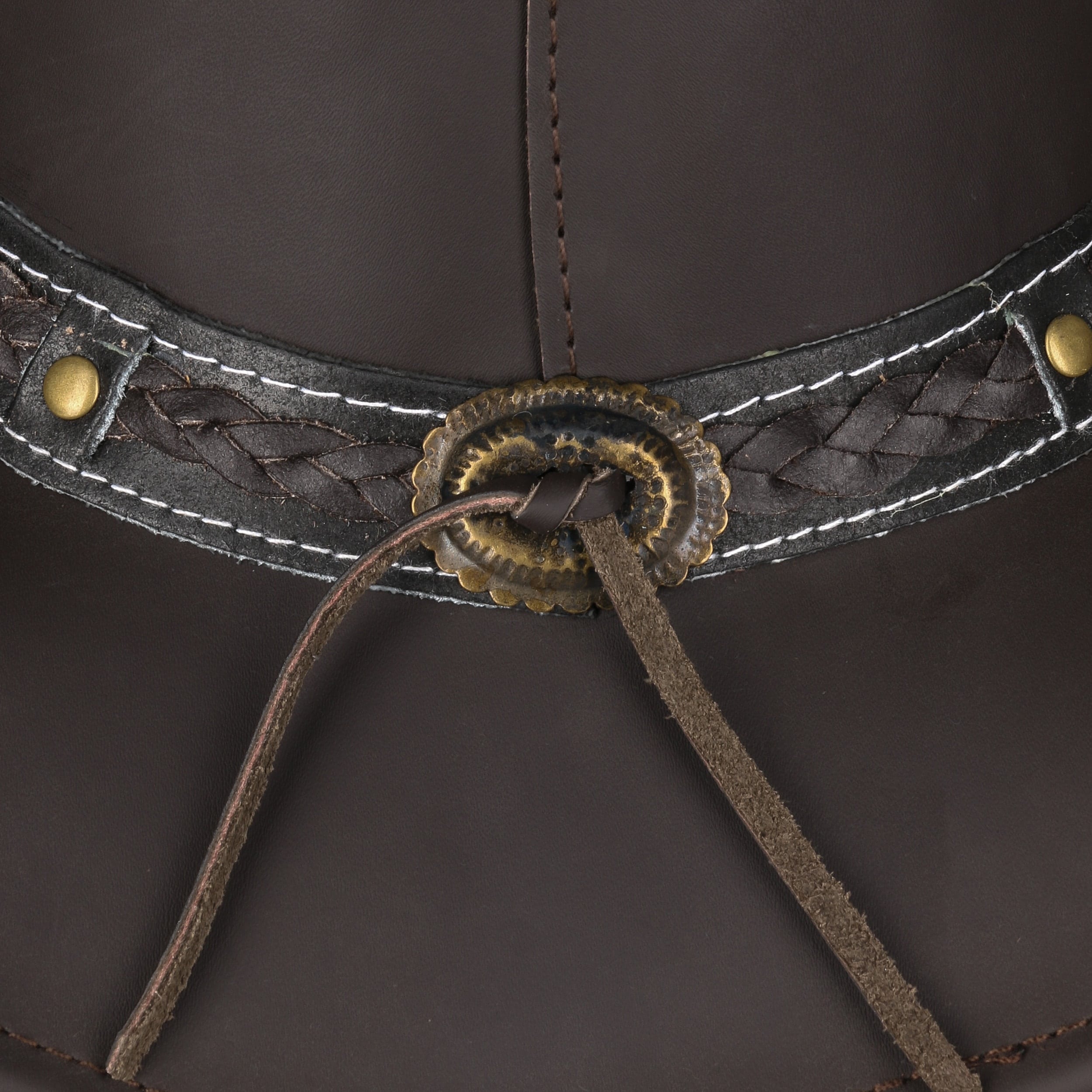 Borderland Leather Hat by Scippis - £54.95