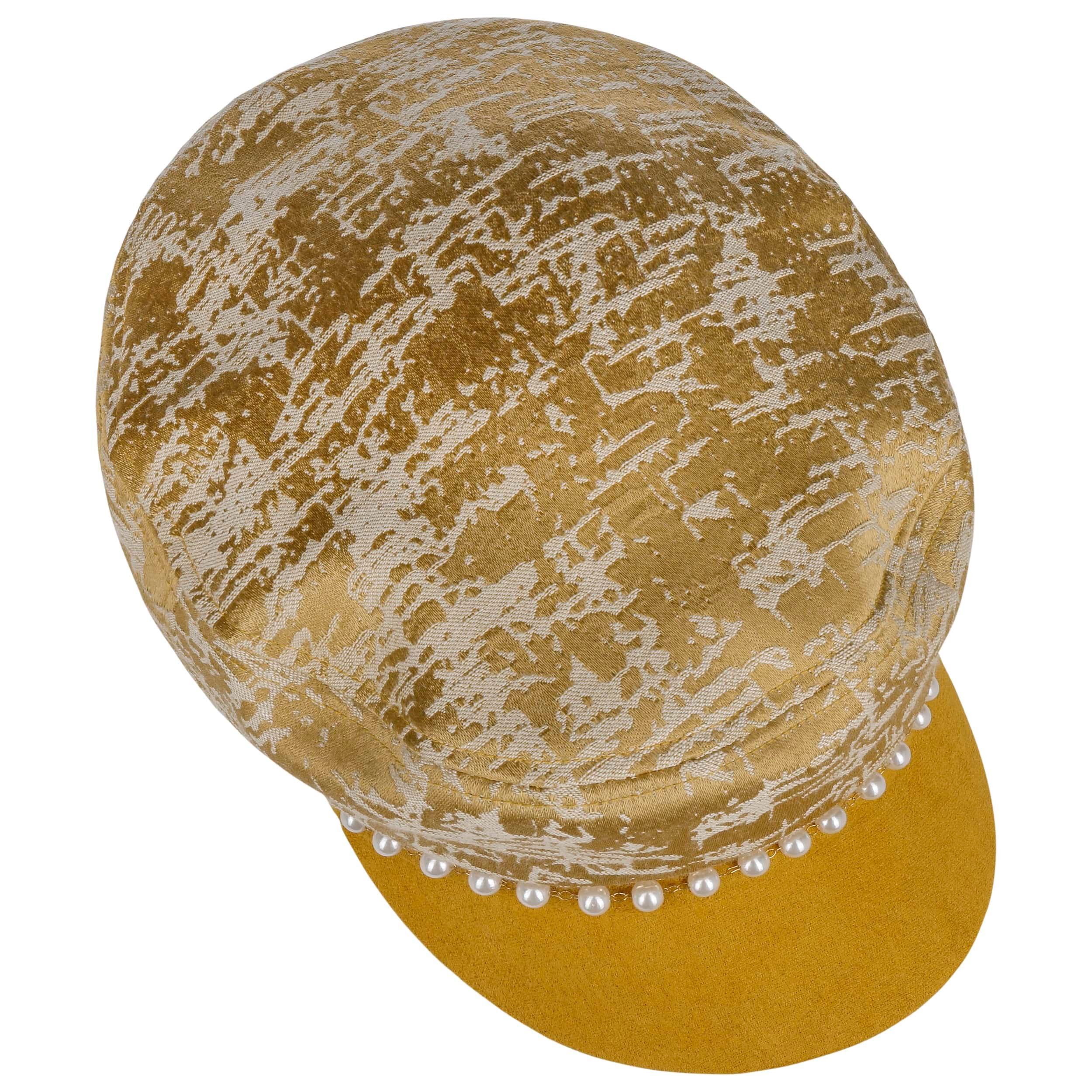Brocade Fisherman´s Cap with Pearls by Seeberger - £44.95