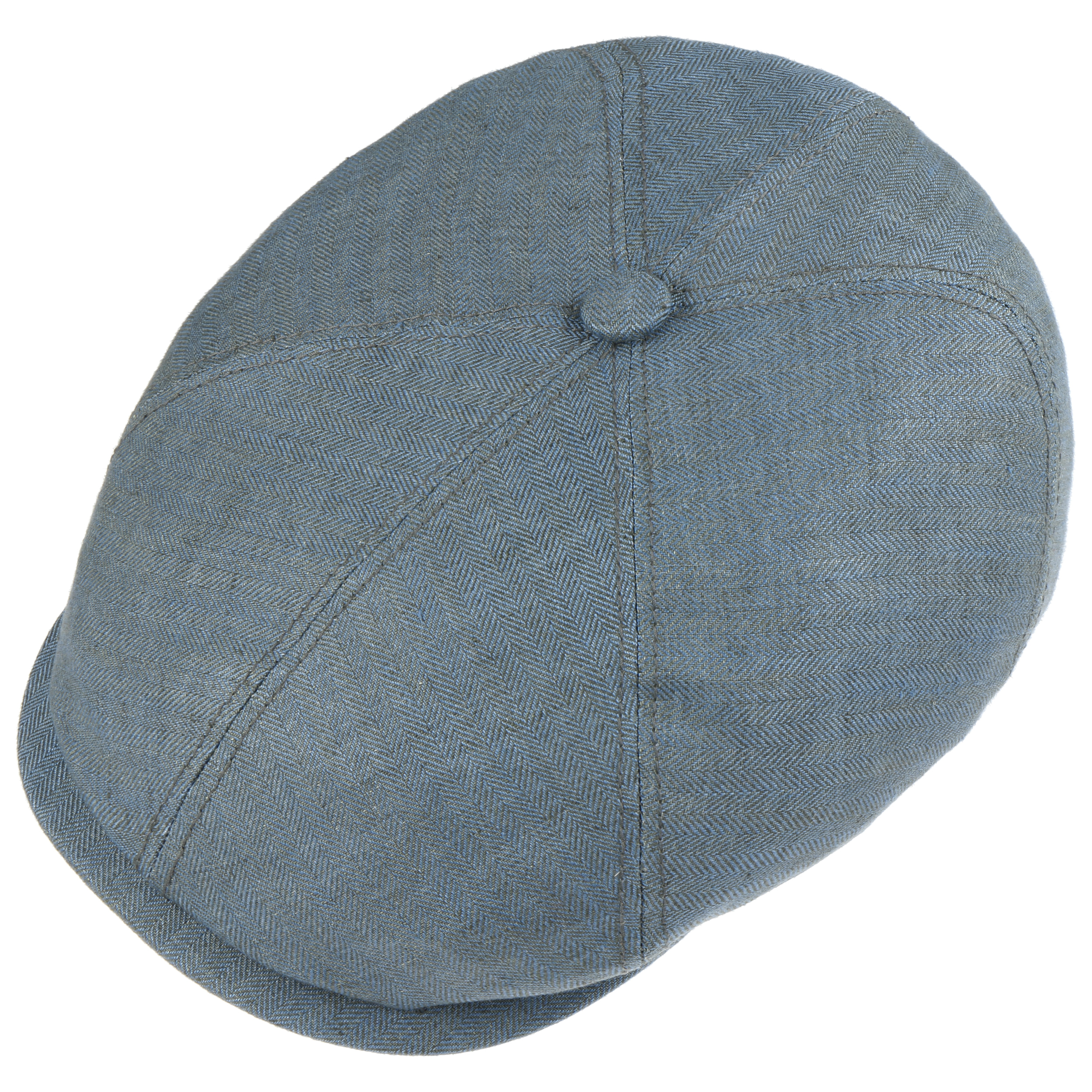 Brooklin Linen Flat Cap by Stetson - £99.00