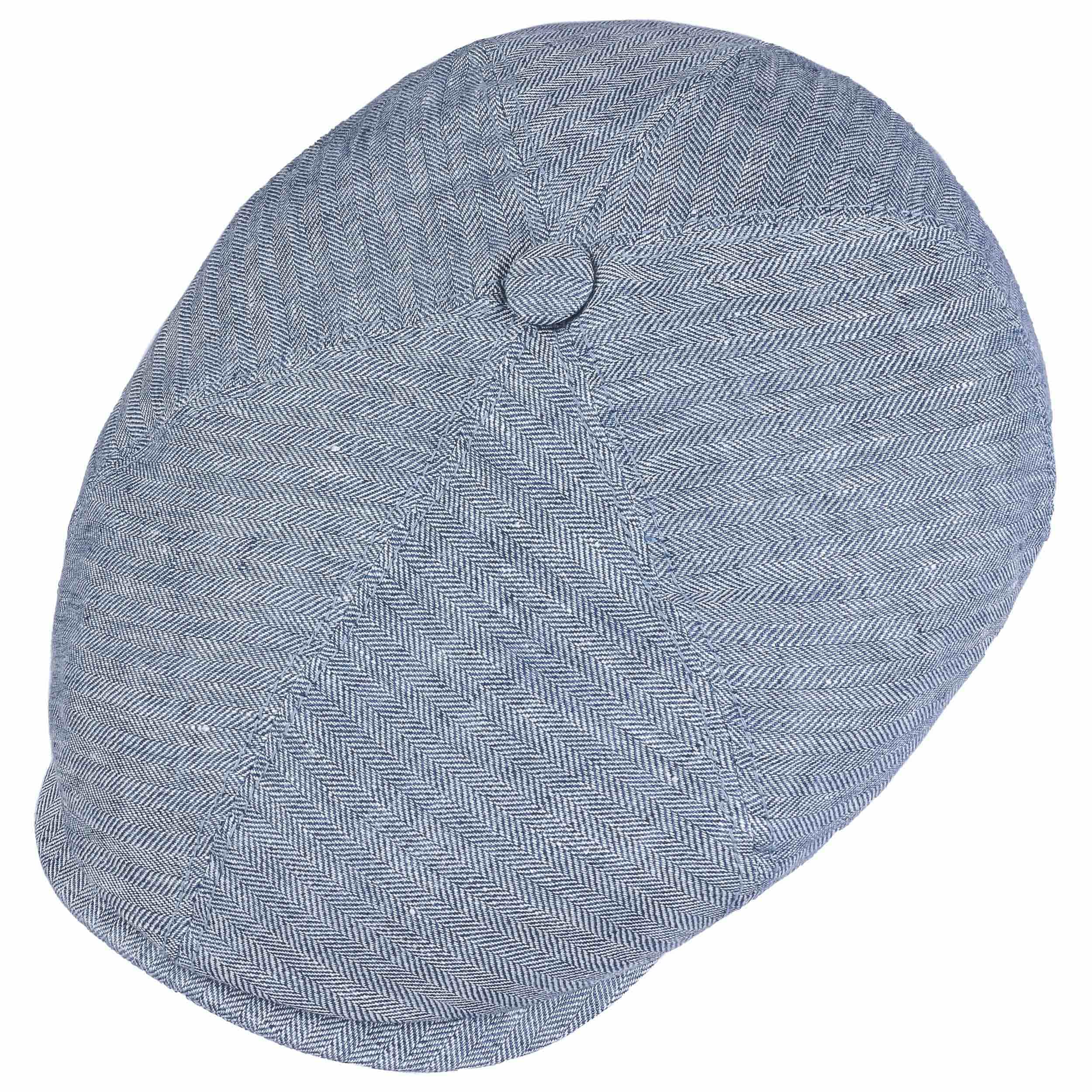 Brooklin Linen Flat Cap by Stetson - £99.00