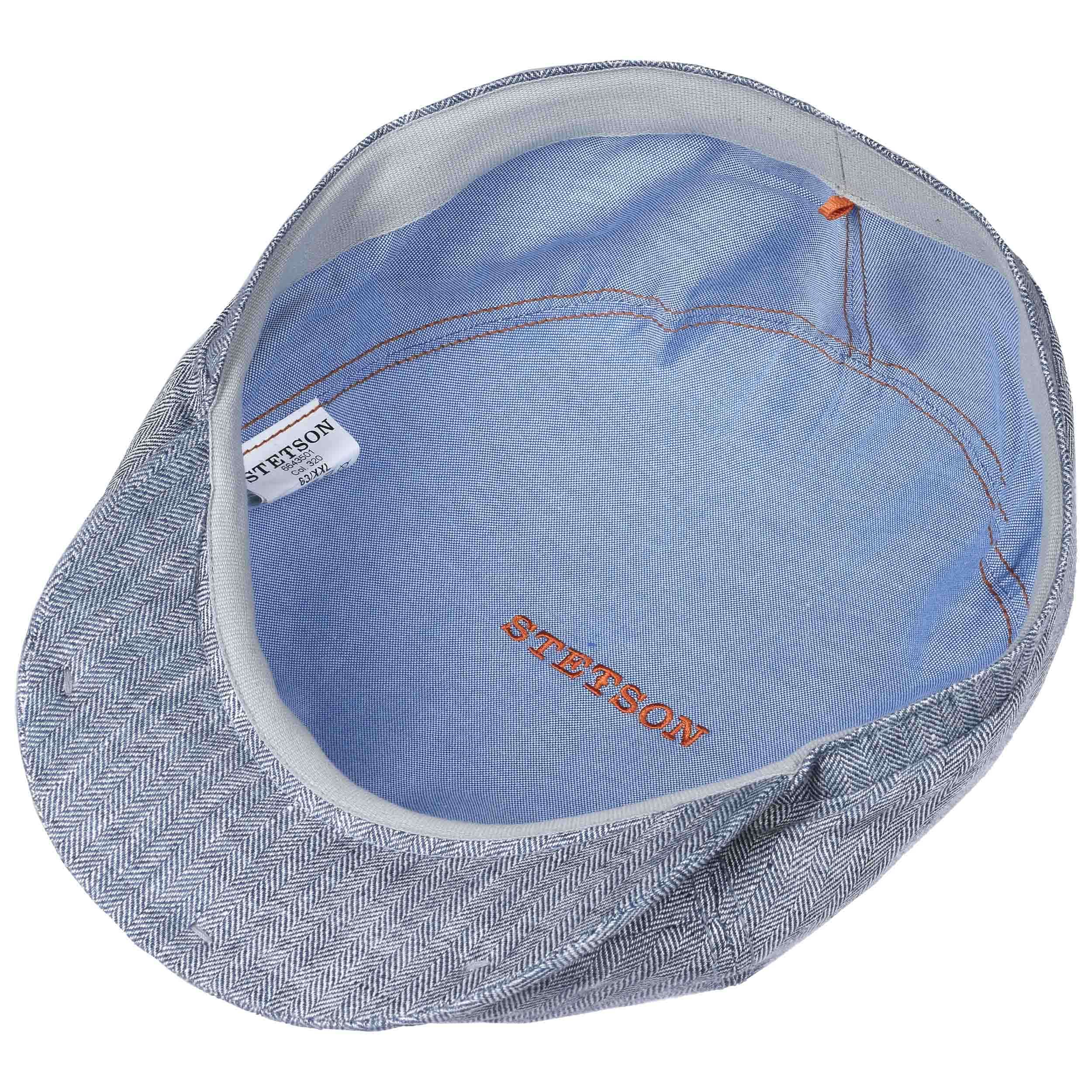 Brooklin Linen Flat Cap by Stetson - £99.00