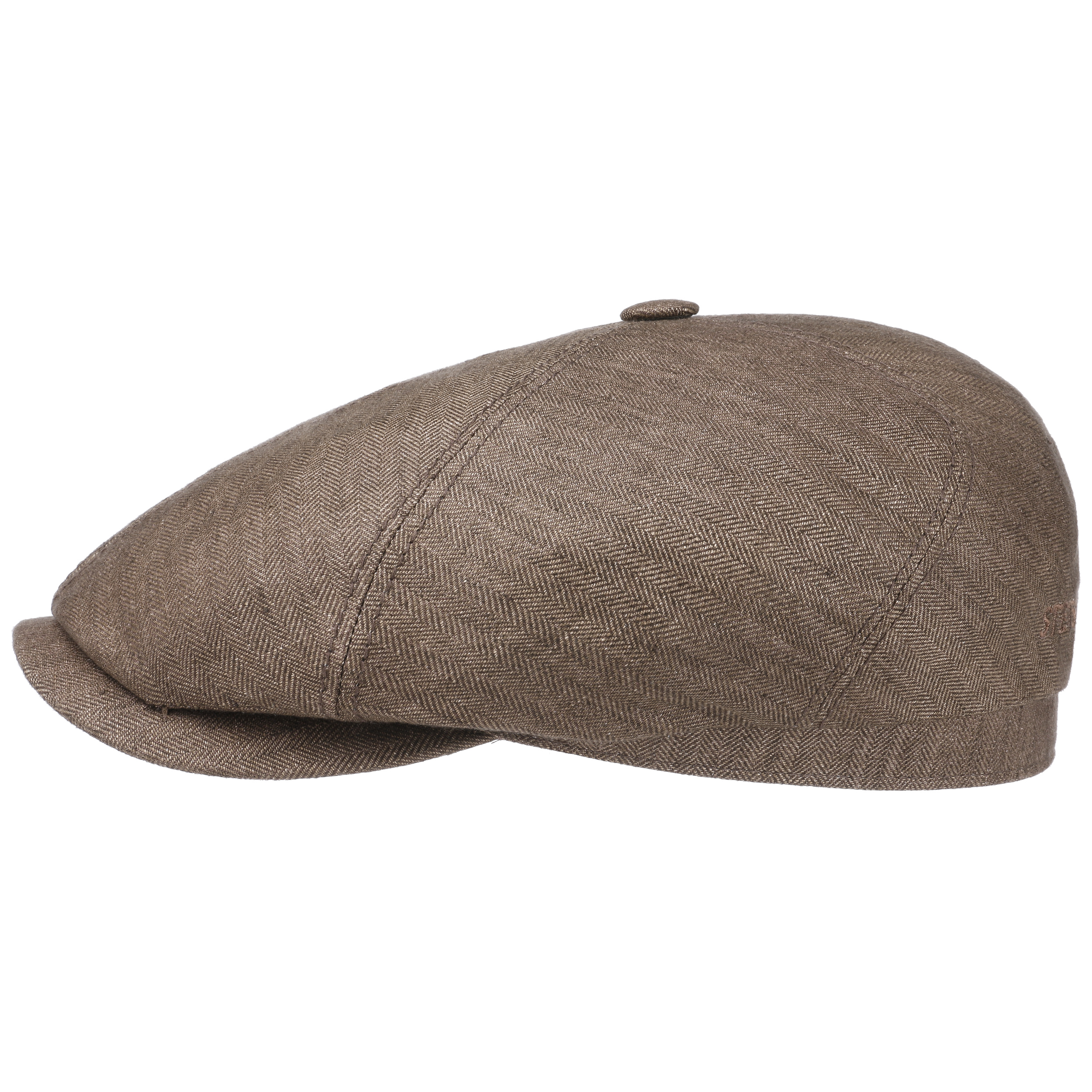 Brooklin Linen Flat Cap by Stetson - £99.00