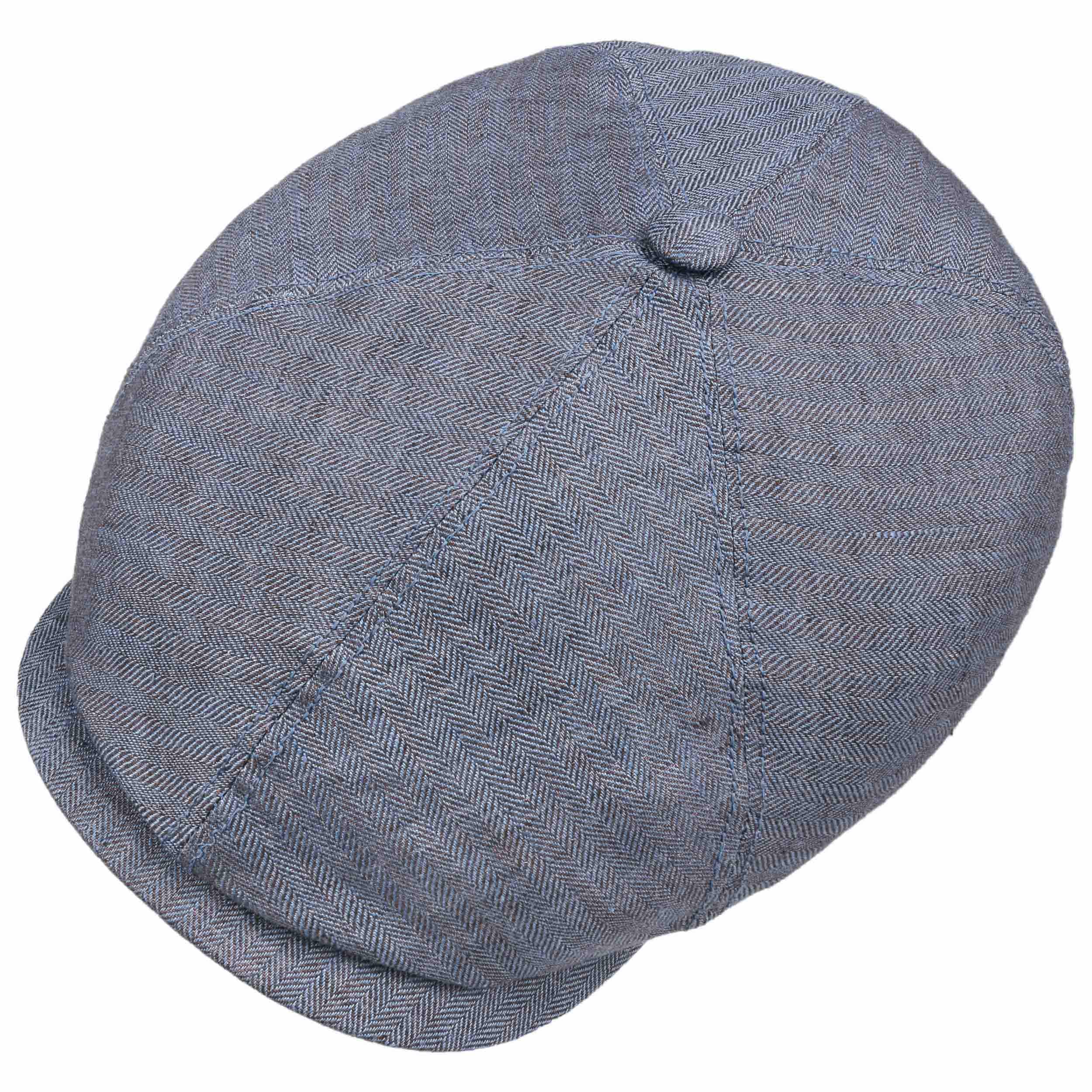Brooklin Linen Flat Cap by Stetson - £99.00