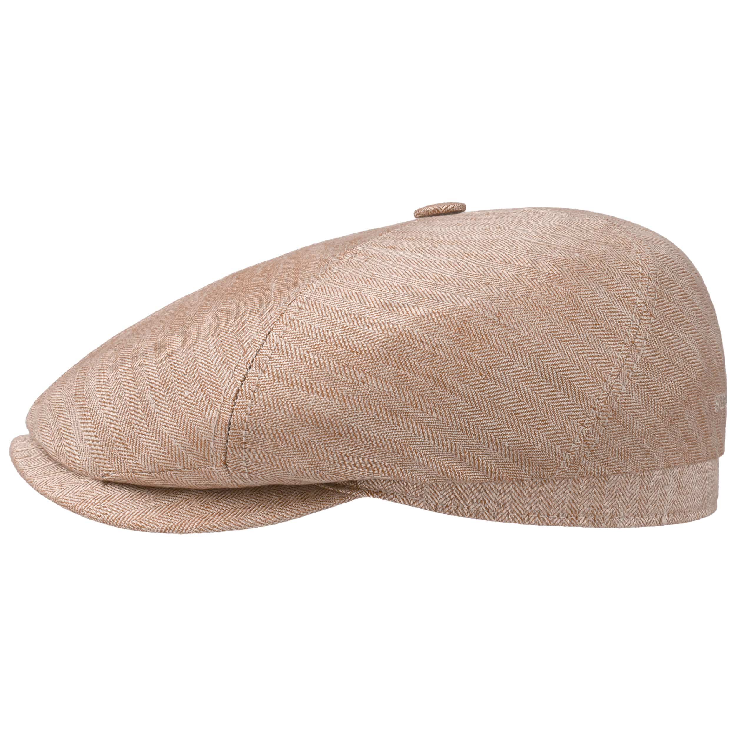 Brooklin Linen Flat Cap by Stetson - £99.00