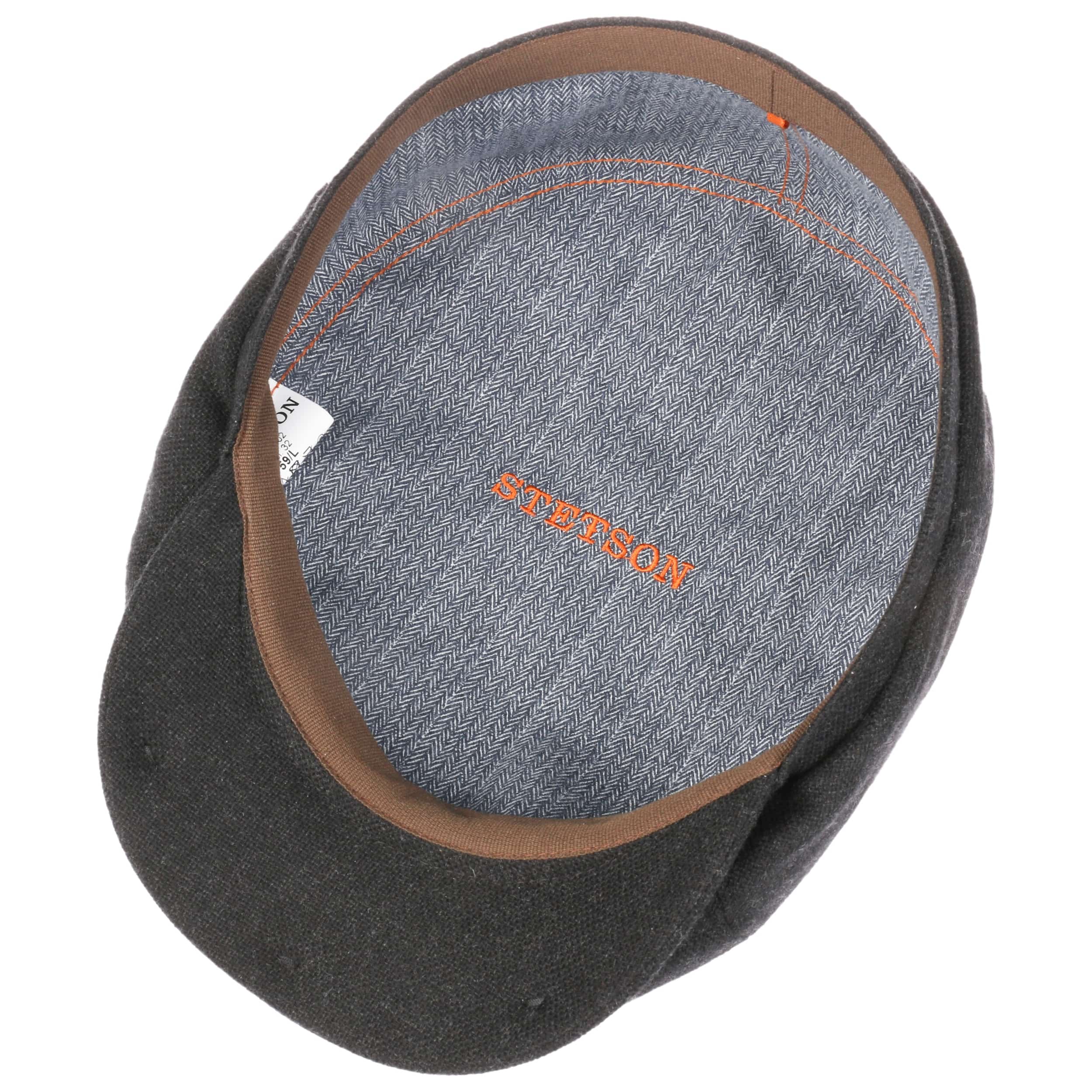 Brooklin Wool Cashmere Flat Cap by Stetson - £99.00