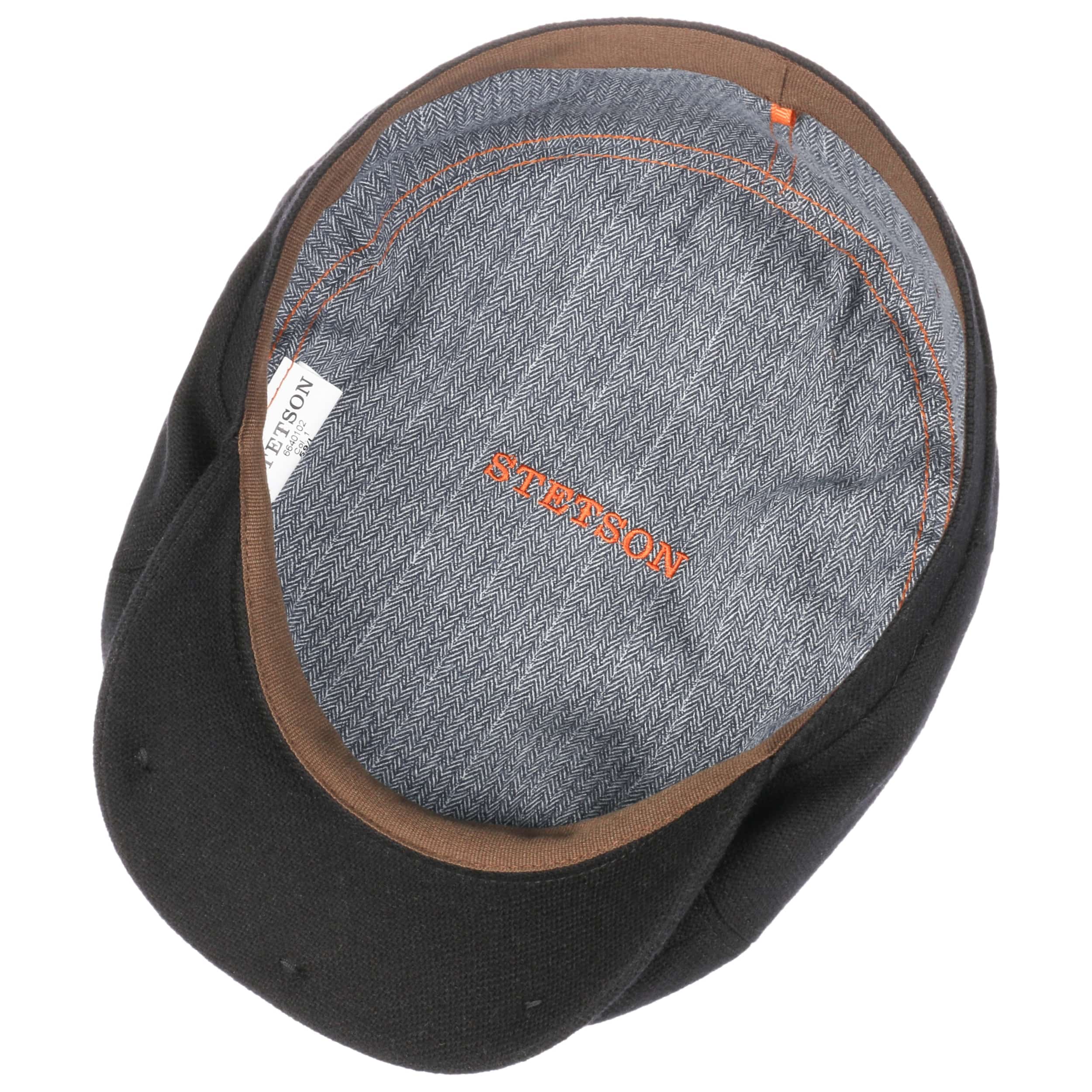 Brooklin Wool Cashmere Flat Cap by Stetson - £99.00