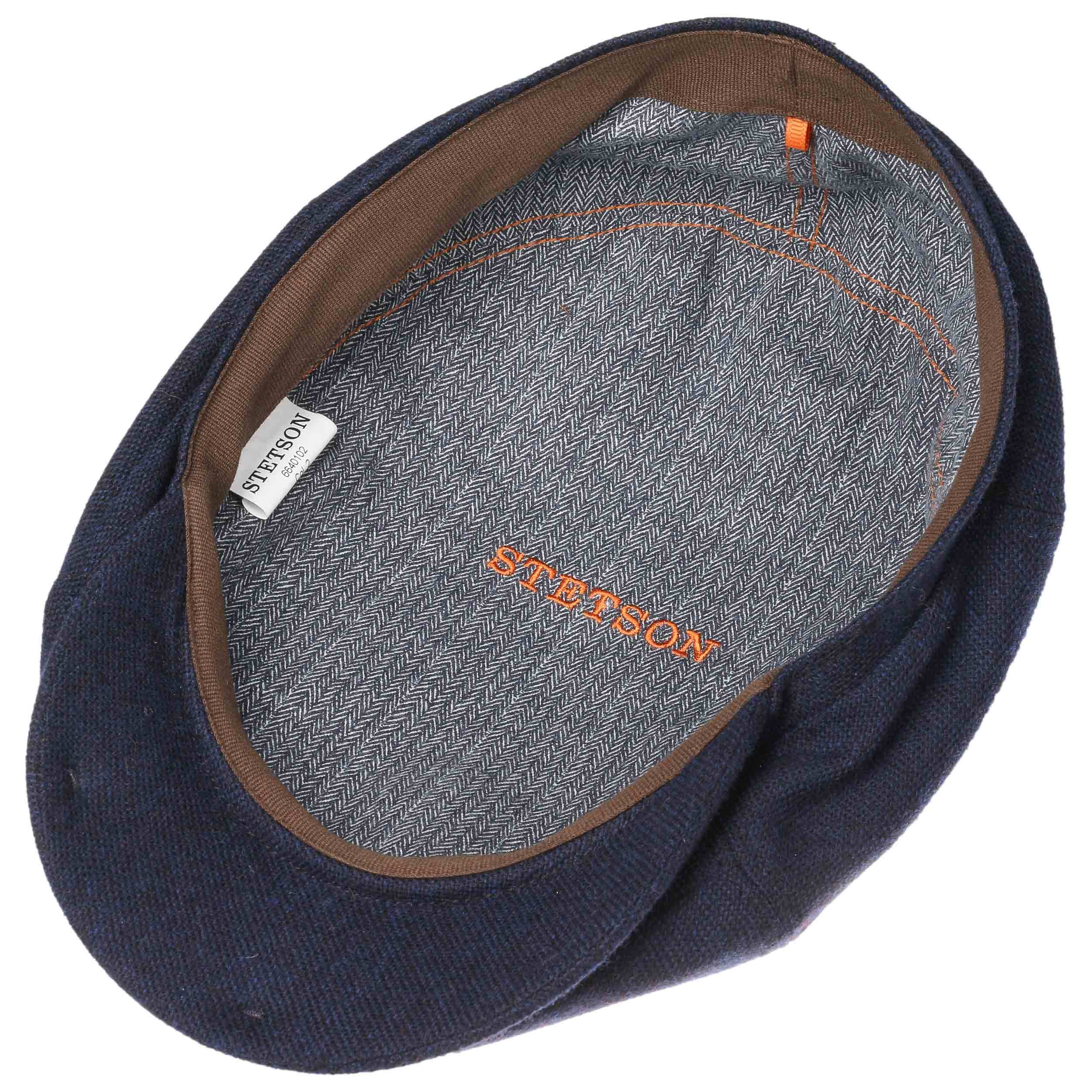 Brooklin Wool Cashmere Flat Cap by Stetson - £99.00