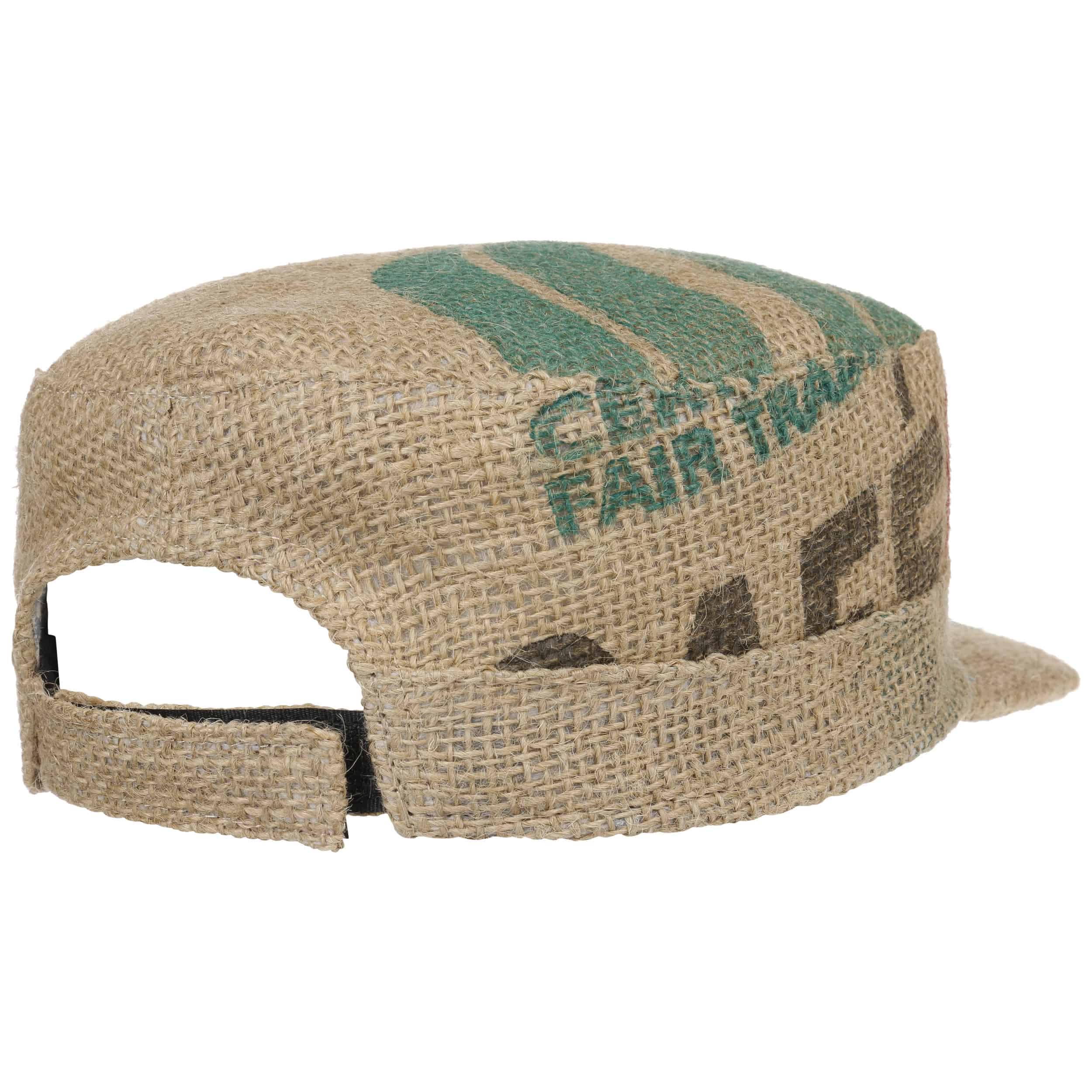 Café Jute Army Cap by ReHats Berlin - £52.95