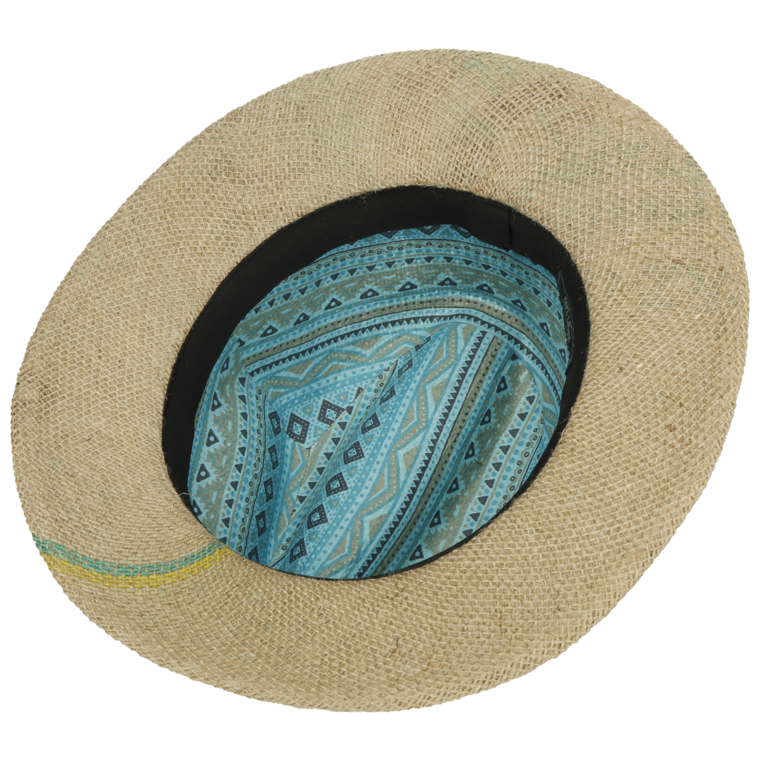 Caffè Latte Traveller Jute Hat by ReHats Berlin - £71.95