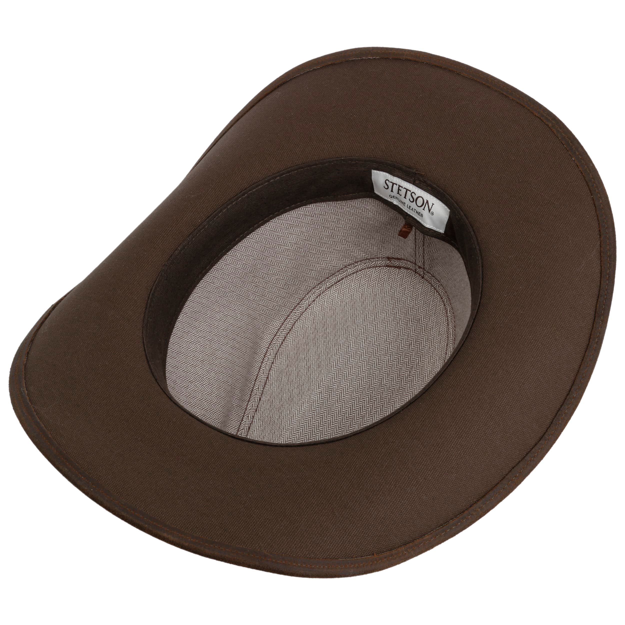 Calf Split Western Leather Hat by Stetson - £199.00