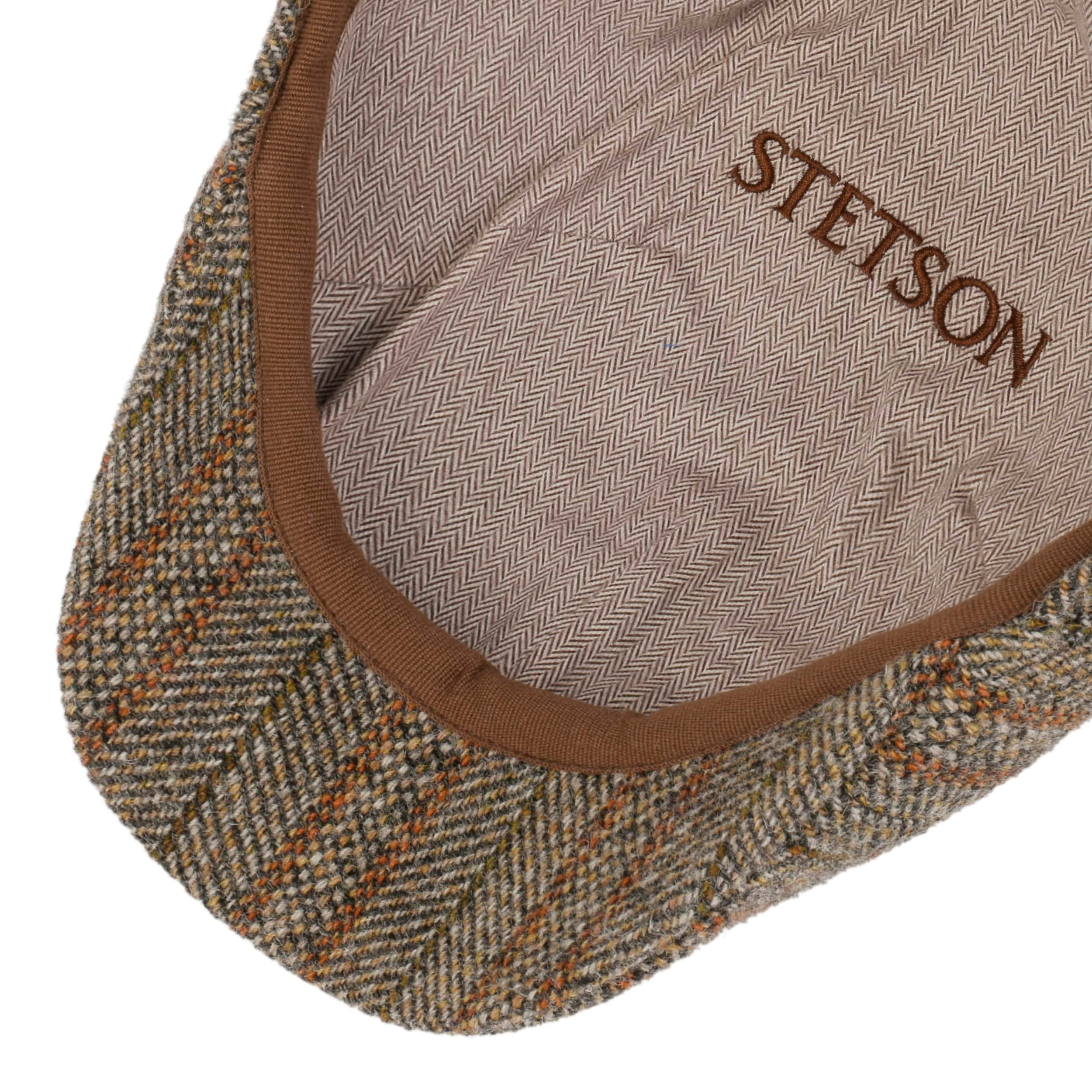 Carsen Wool Flat Cap by Stetson - £99.00