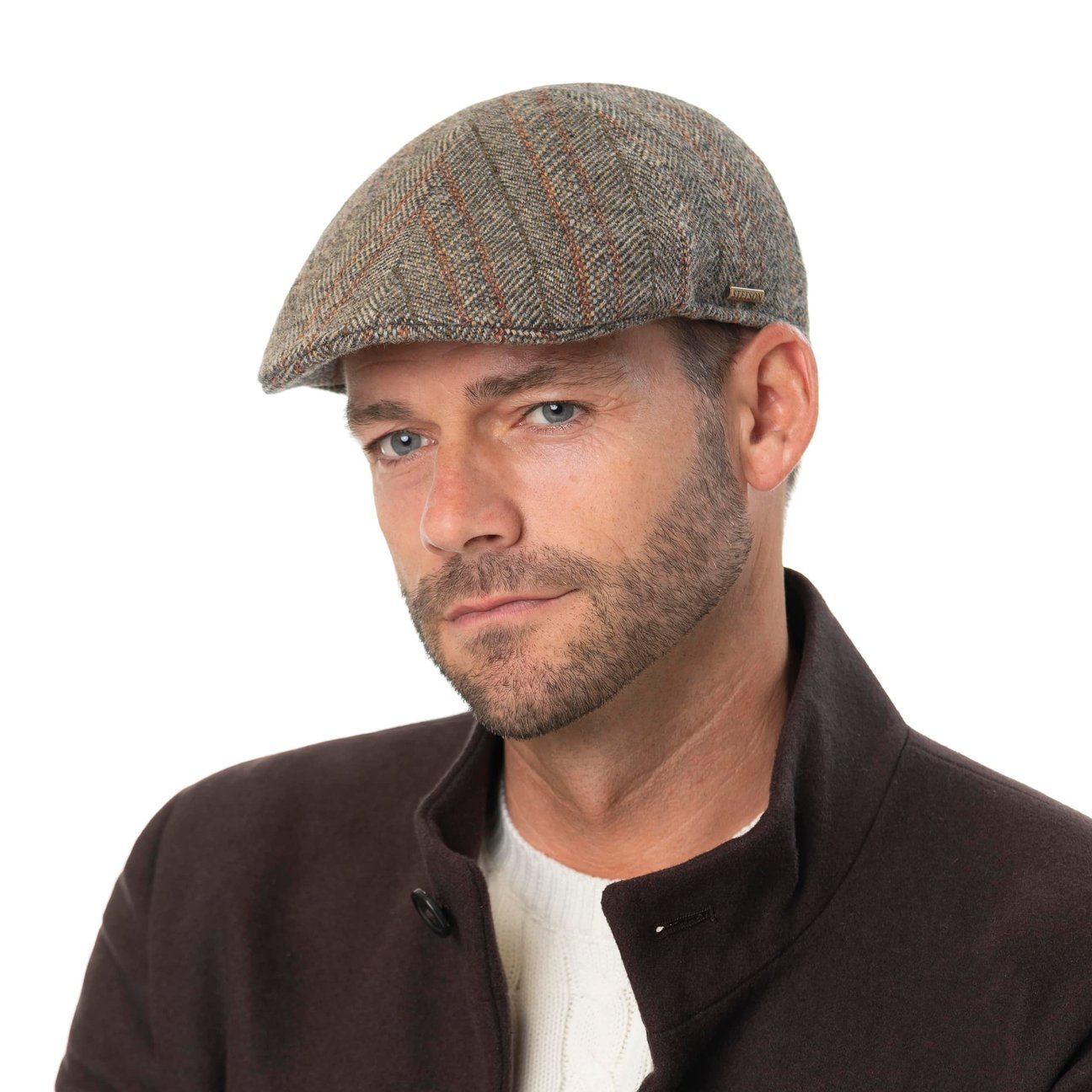 Carsen Wool Flat Cap by Stetson - £99.00