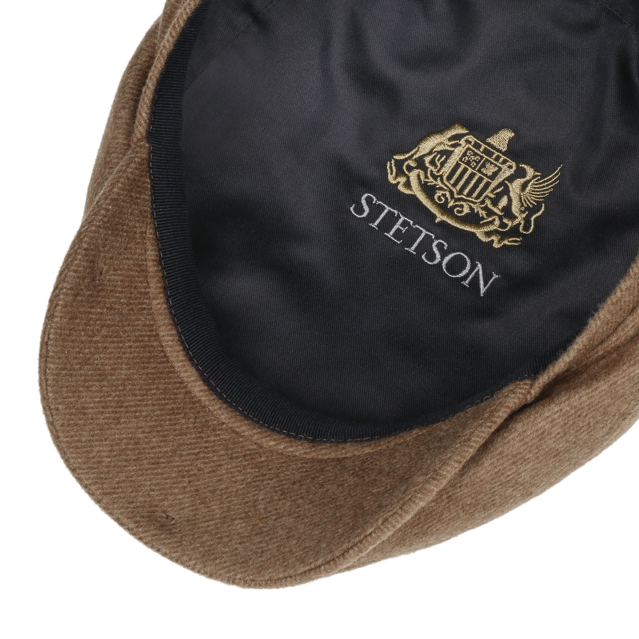 Cashmere Driver Flat Cap by Stetson - £199.00