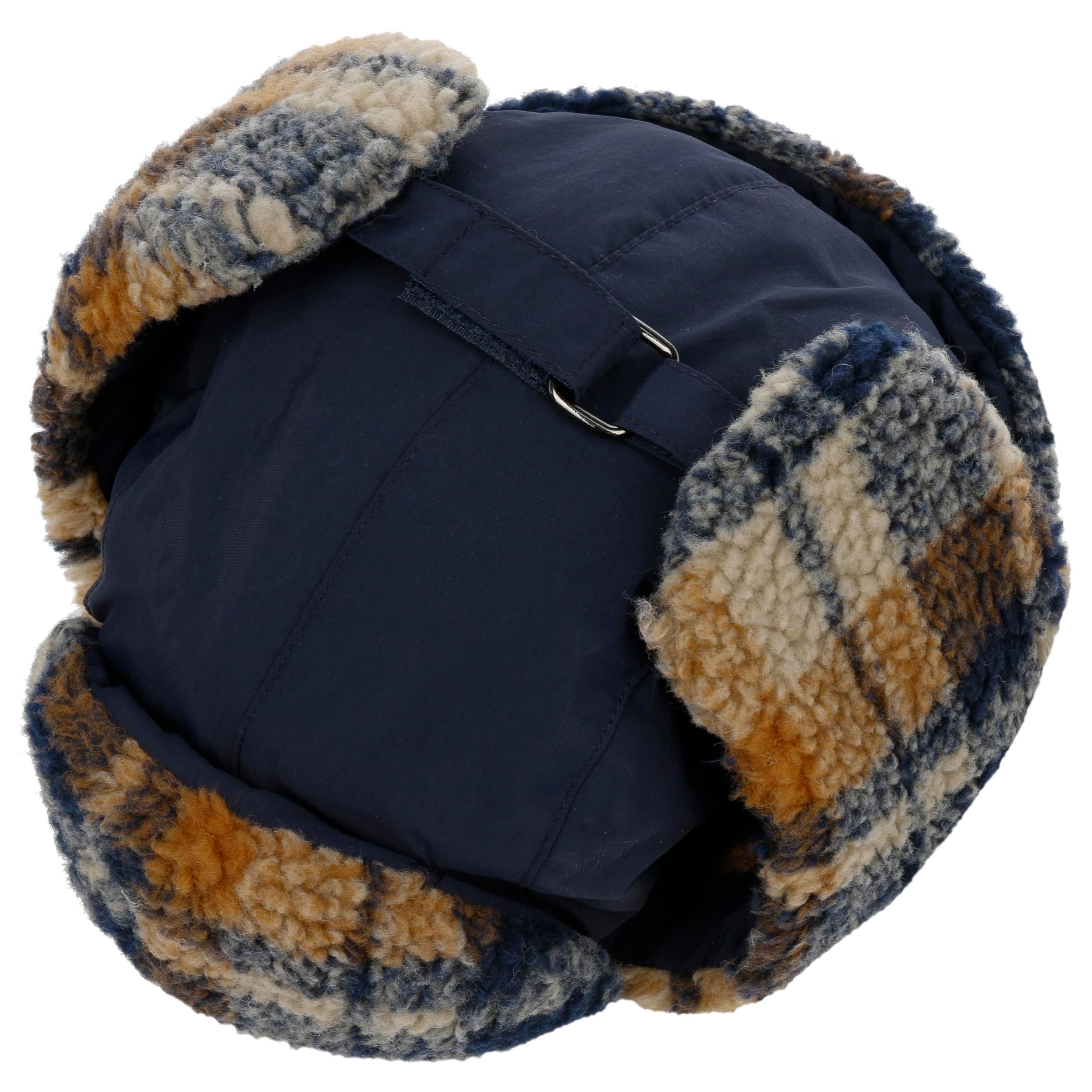 Check Fake Fur Kids Trapper Hat by Barts - £19.95