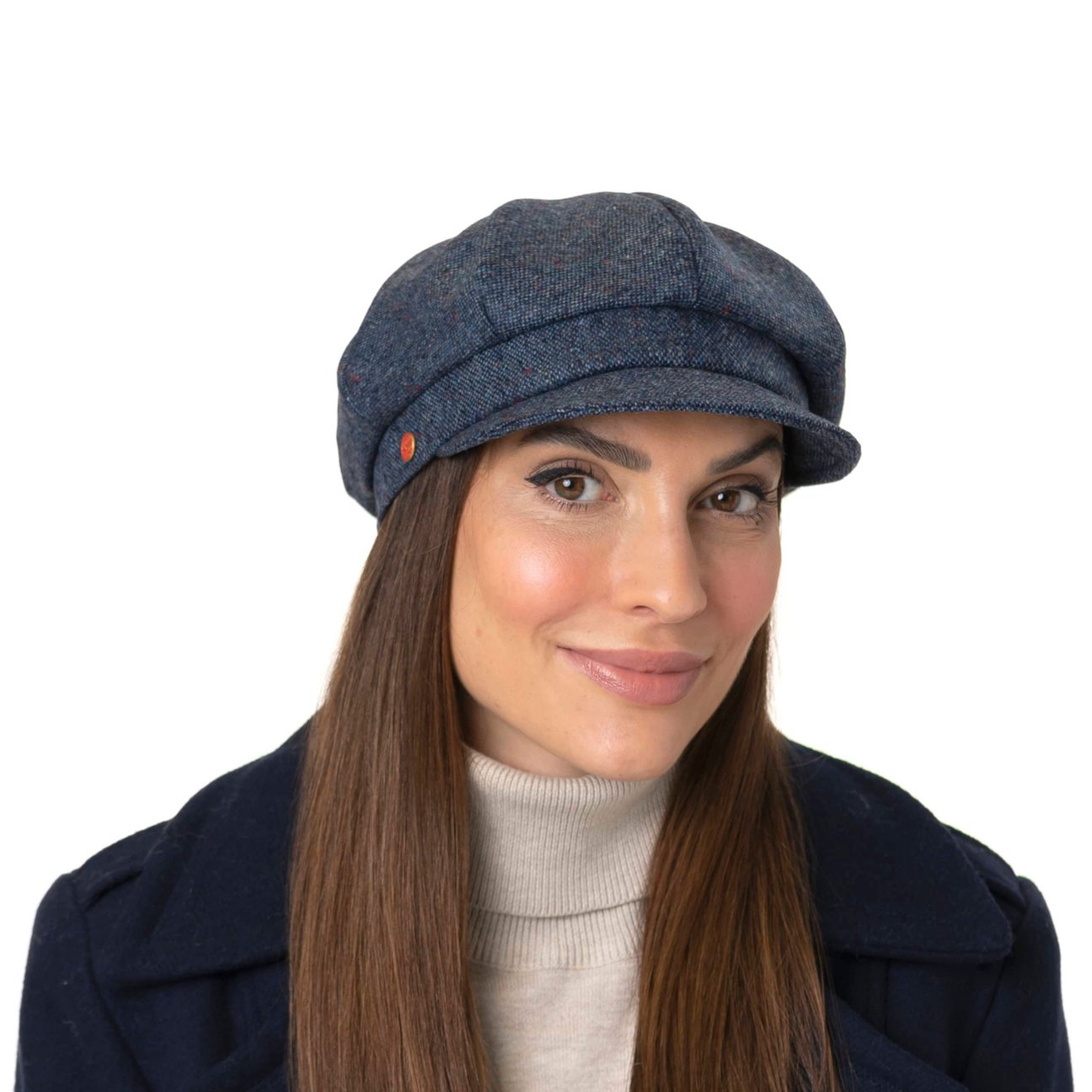 Cia Colour Tweed Newsboy Cap by Mayser - £53.95