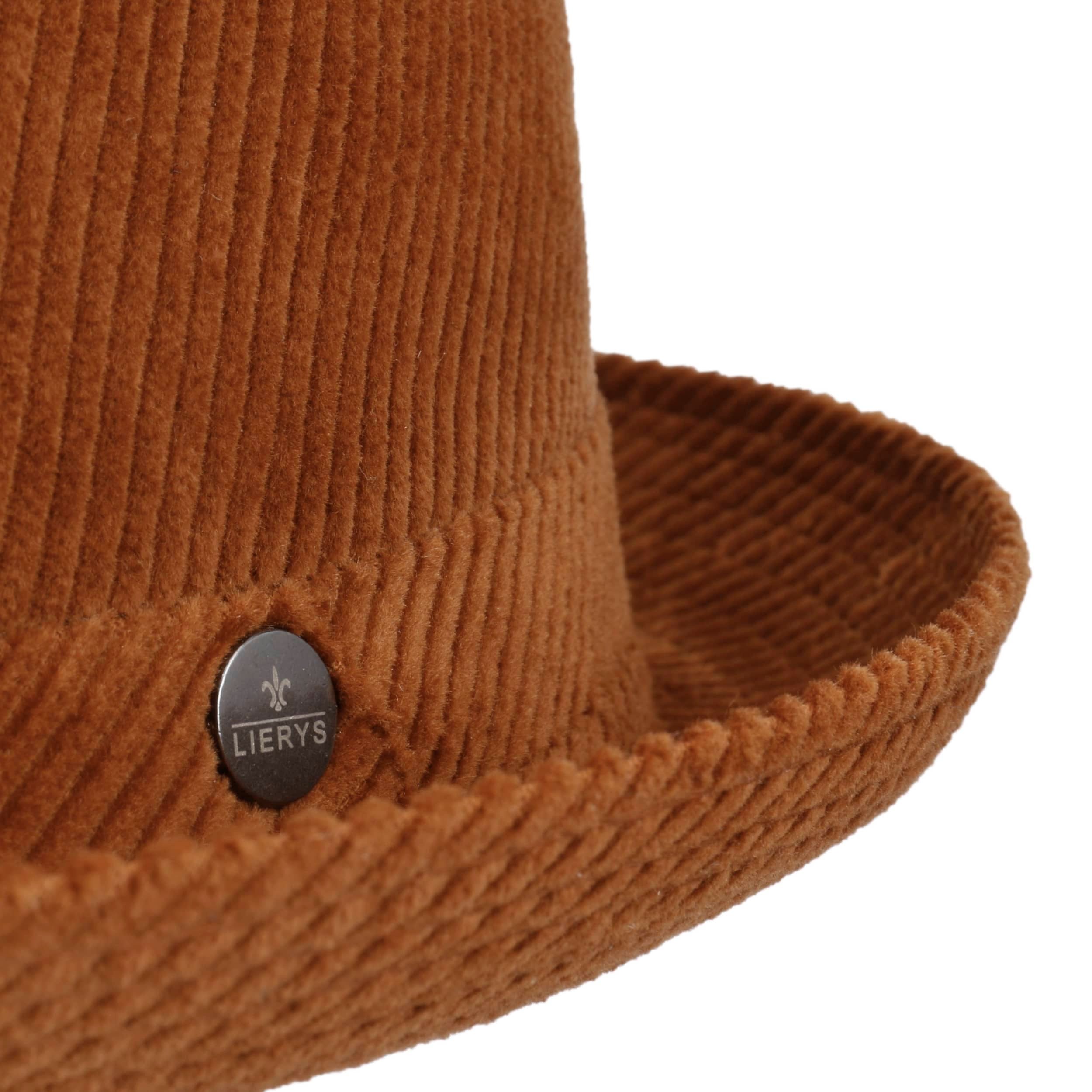 Classic Corduroy Pork Pie Hat by Lierys - £71.95