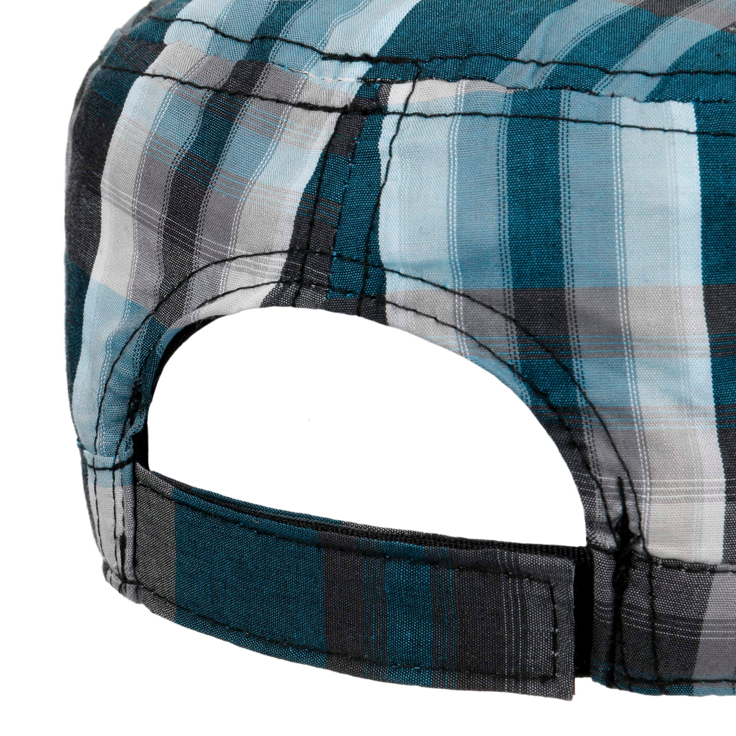 Classic Cotton Check Army Cap by Lipodo - £14.95