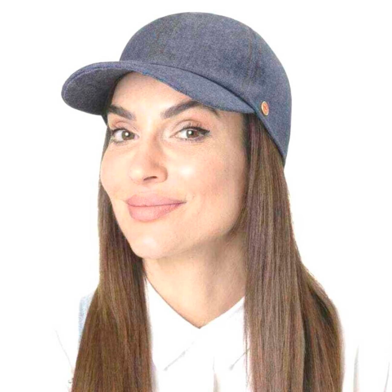 Classic Denim Cap by Mayser - £74.10
