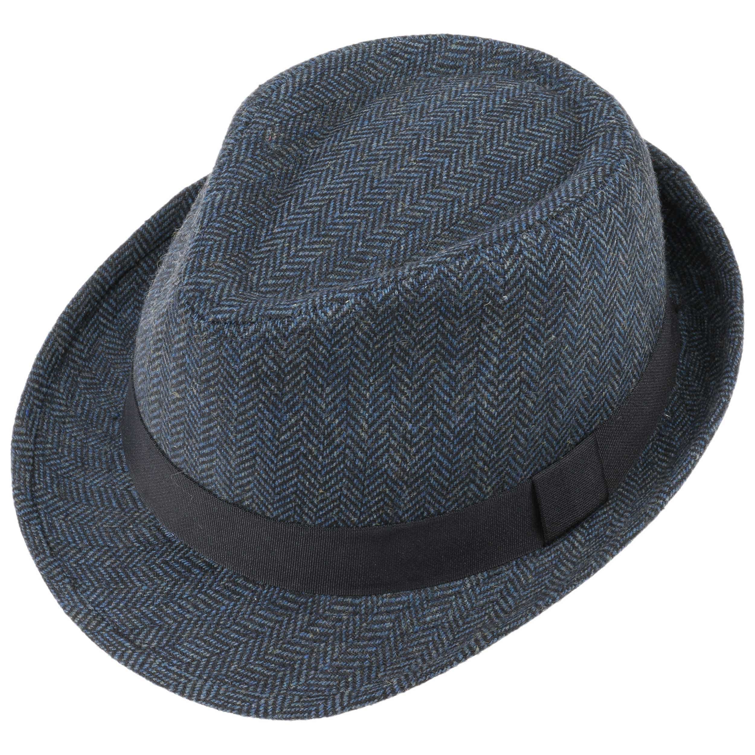 Classic Herringbone Trilby Hat by Lipodo - £31.95